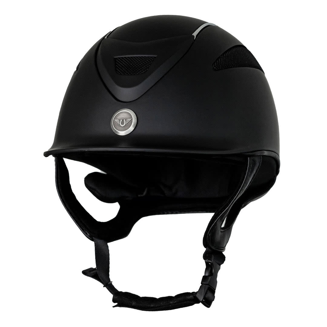 TuffRider Ventek Air Riding Helmet - Black/Silver - TuffRider-2313-45 ...