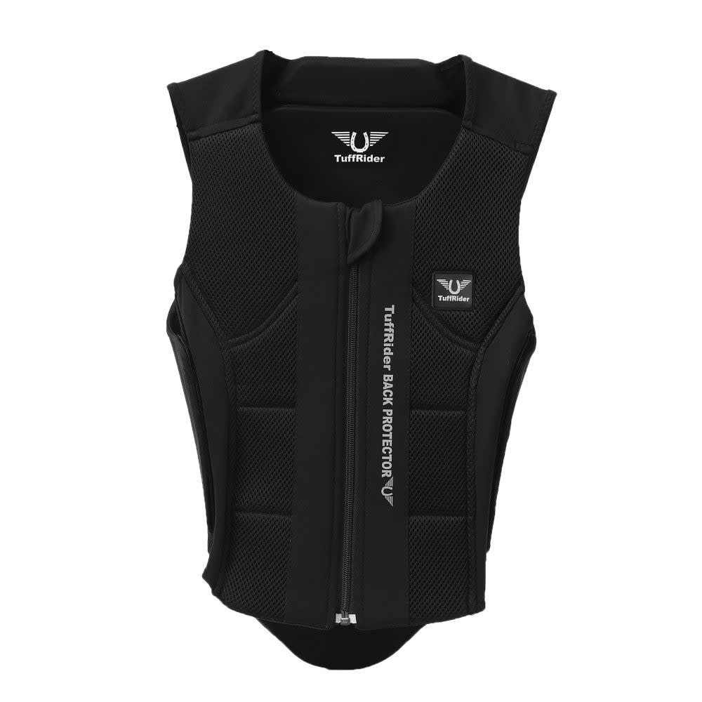 TuffRider FLEX PRO Back Protector - Black - TuffRider-100060-16 - Tack ...