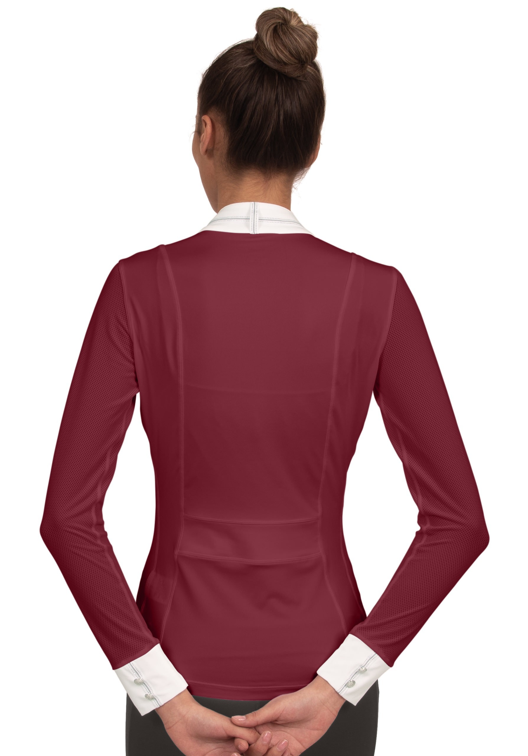 Chestnut Bay Women's SkyCool Long Sleeve Show Shirt - Barn Red ...