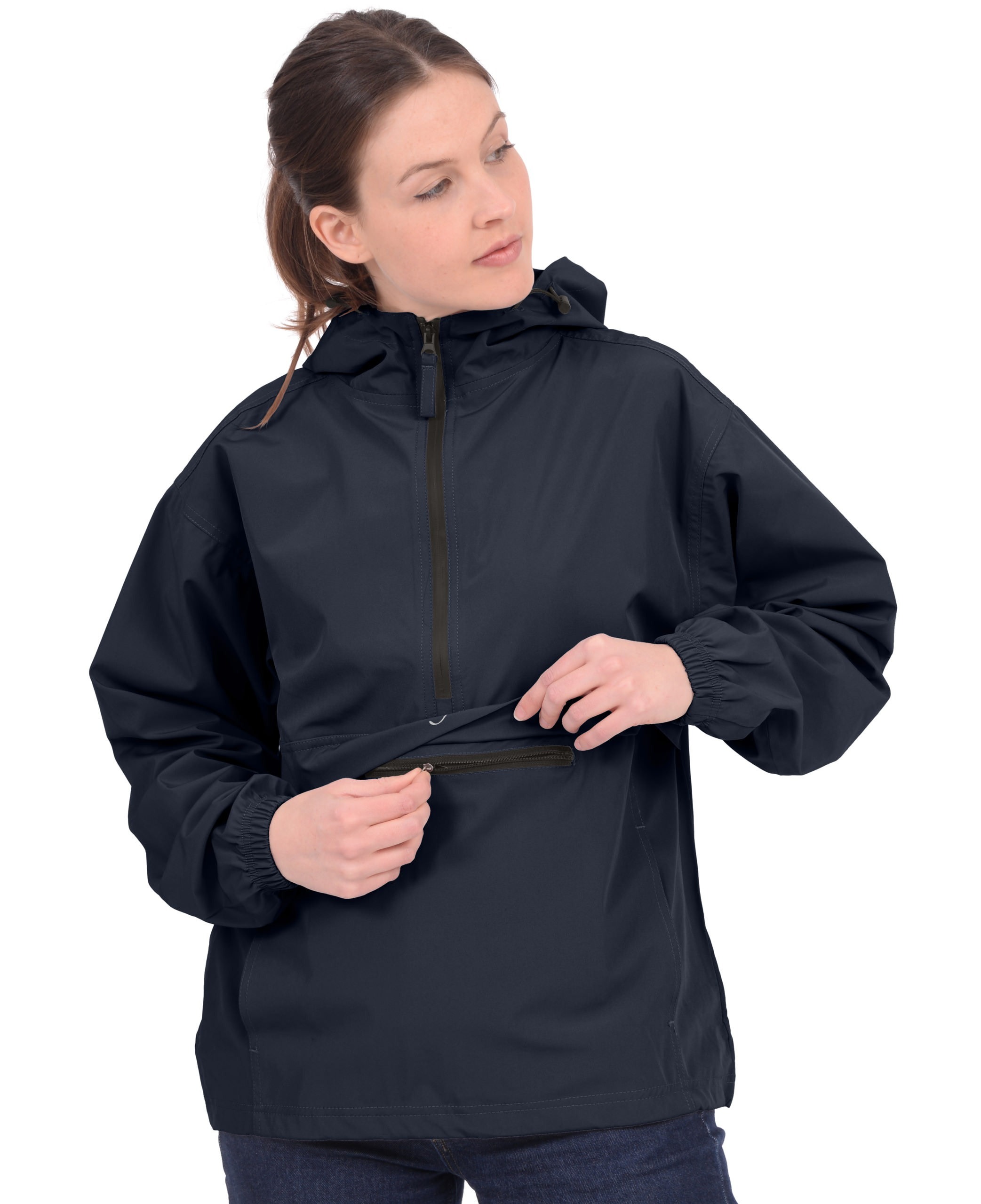 Chestnut Bay Women's Waterproof 1/2 Zip Pullover - Storm - Chestnut Bay ...