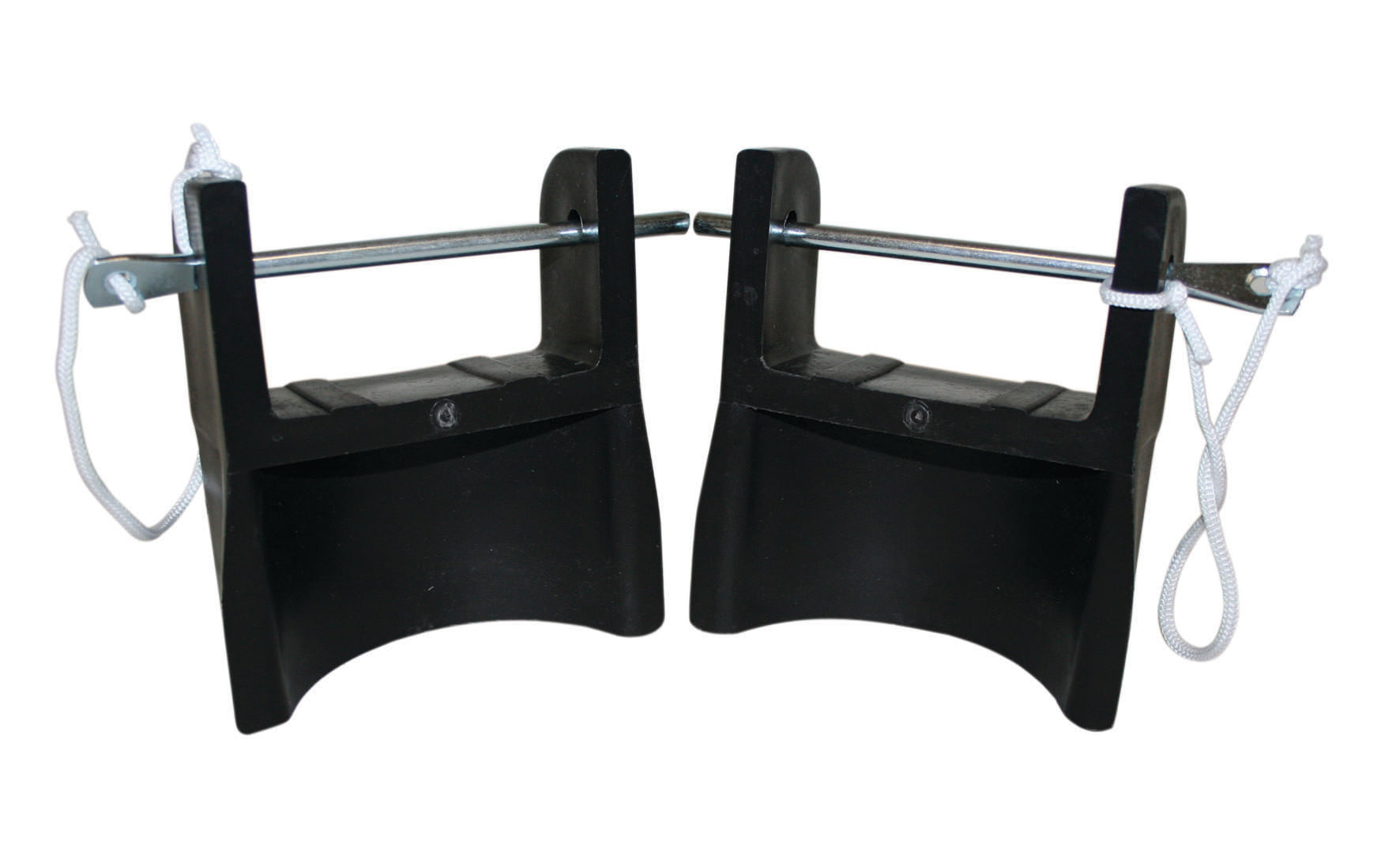 Roma Jump Cups With Pins Pair - Black - Roma-BNX100963-Black - Tack Of ...