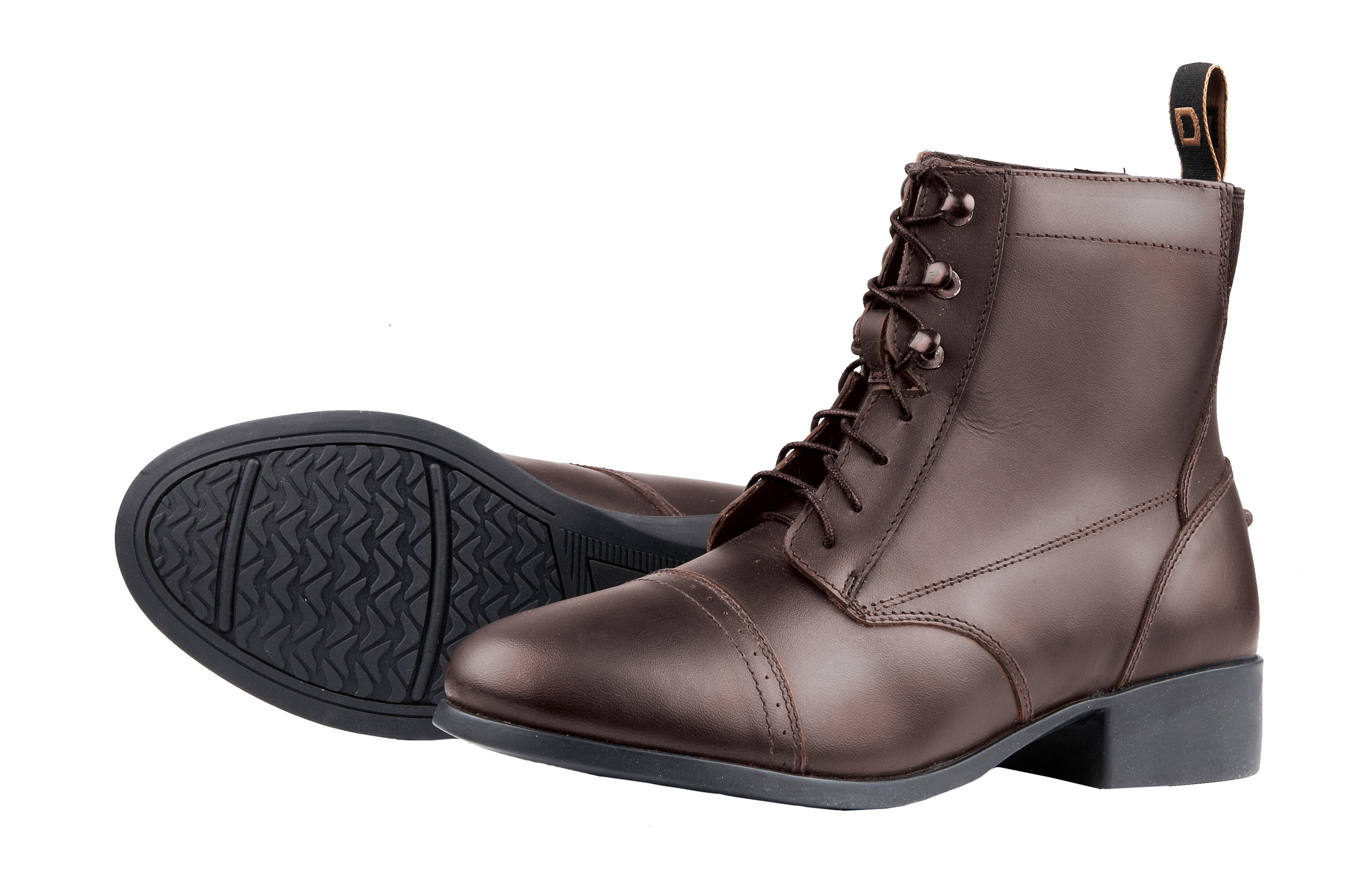 Dublin Kids' Foundation Laced Paddock Boots - Brown - Dublin-BNX100906 ...