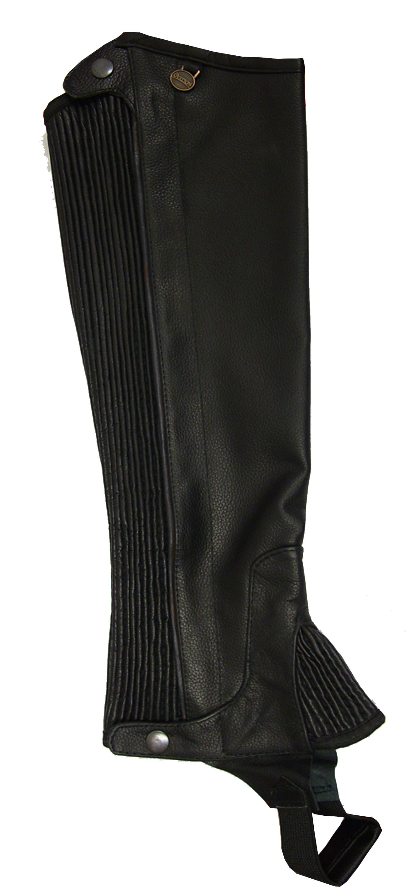 Ovation Pro Topgrain Half Chaps - Black - Ovation-464328-Black - Tack ...