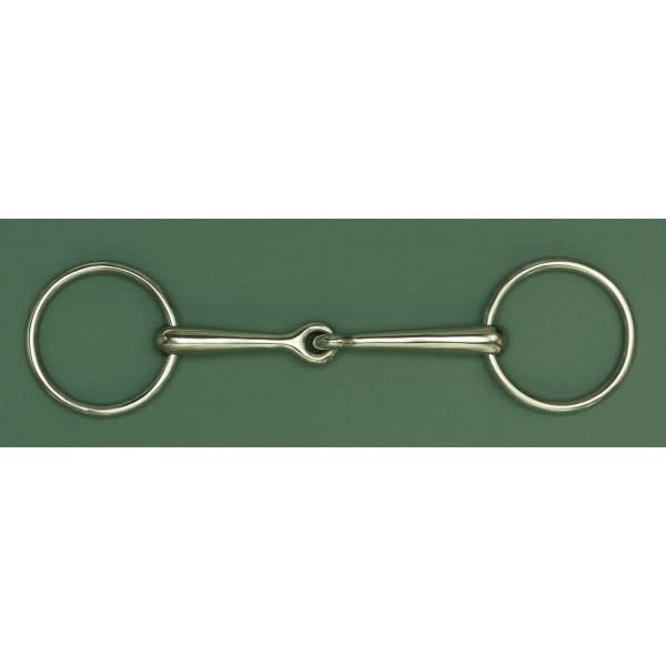 Albacon Jointed Loose Ring Bradoon - German Silver - Albacon-458477-German Silver - Tack Of The Day