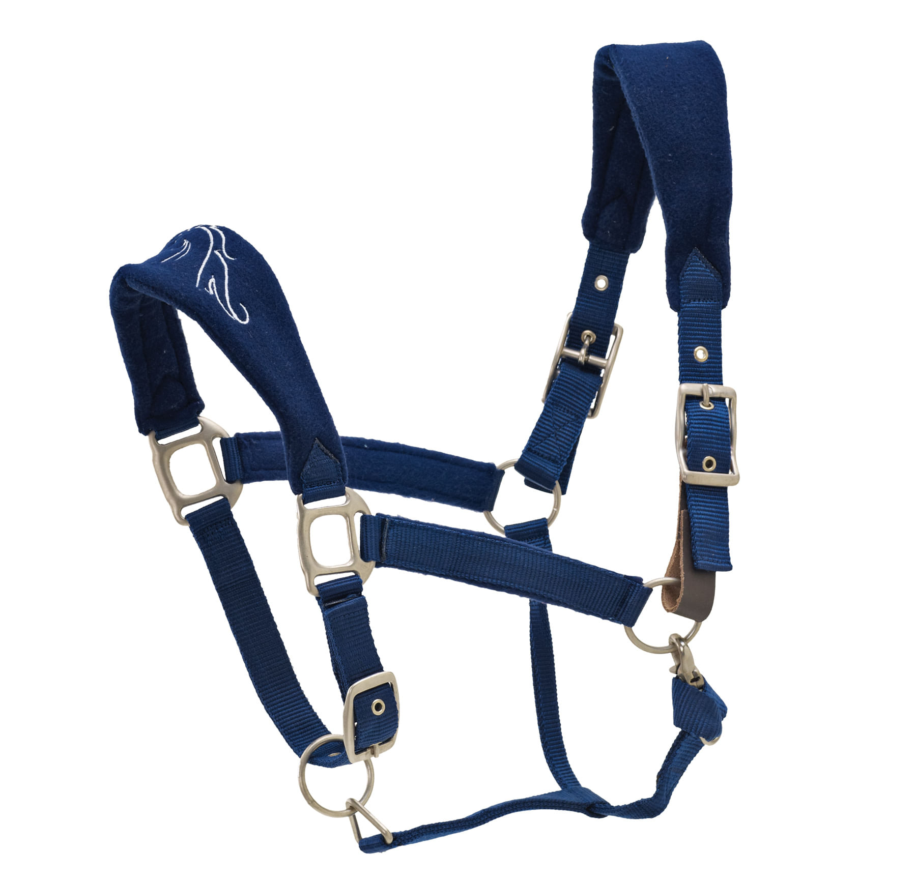 Centaur Fleece Cushion Breakaway Halter - Navy/Navy - Centaur-468762 ...