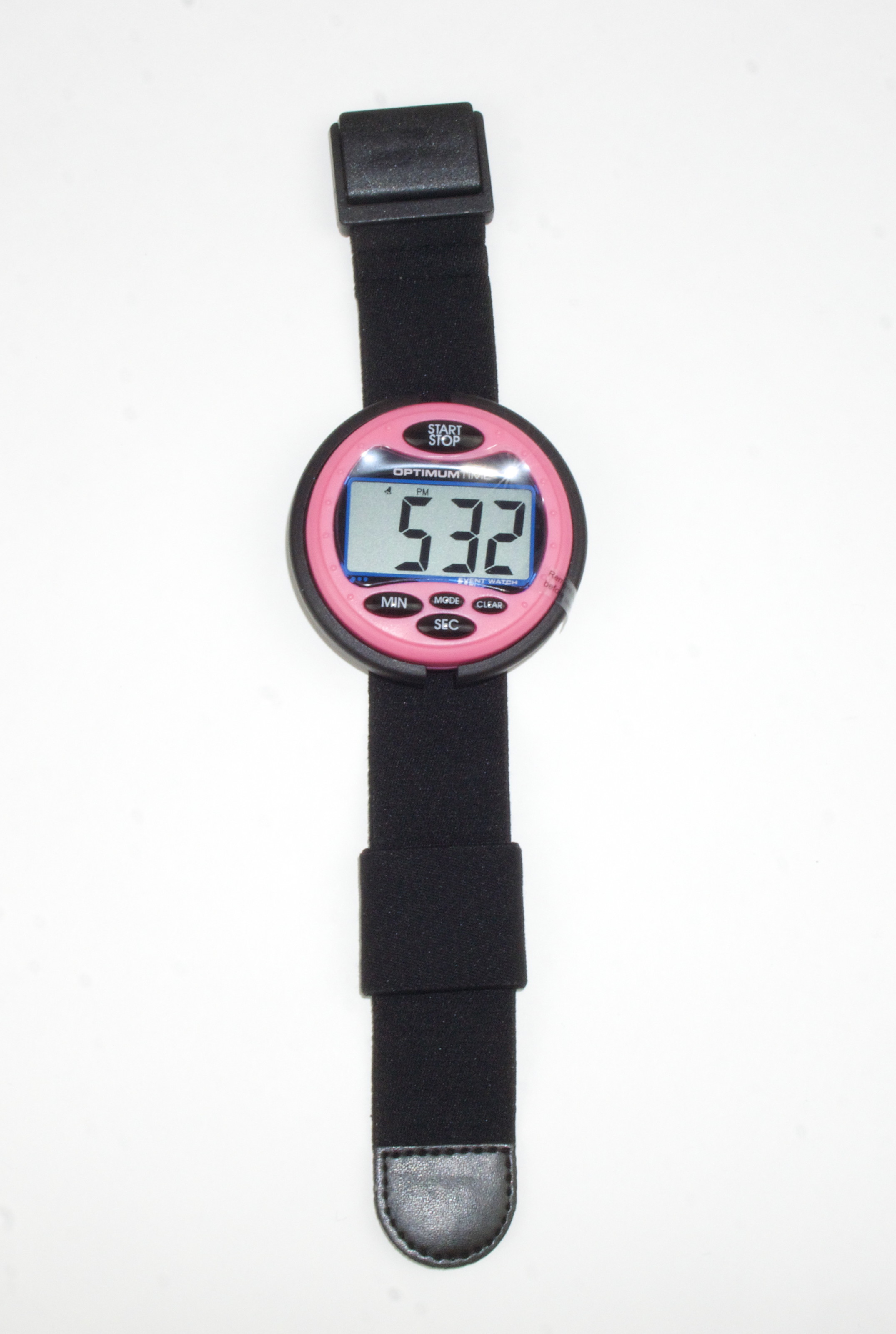Optimum Time Large Dial Watch - Pink - Optimum Time-77-Pink - Tack Of ...