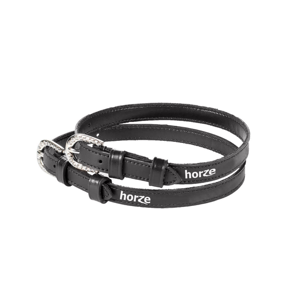 Horze Essex Spur Straps - Black - Horze-39906-BL - Tack Of The Day
