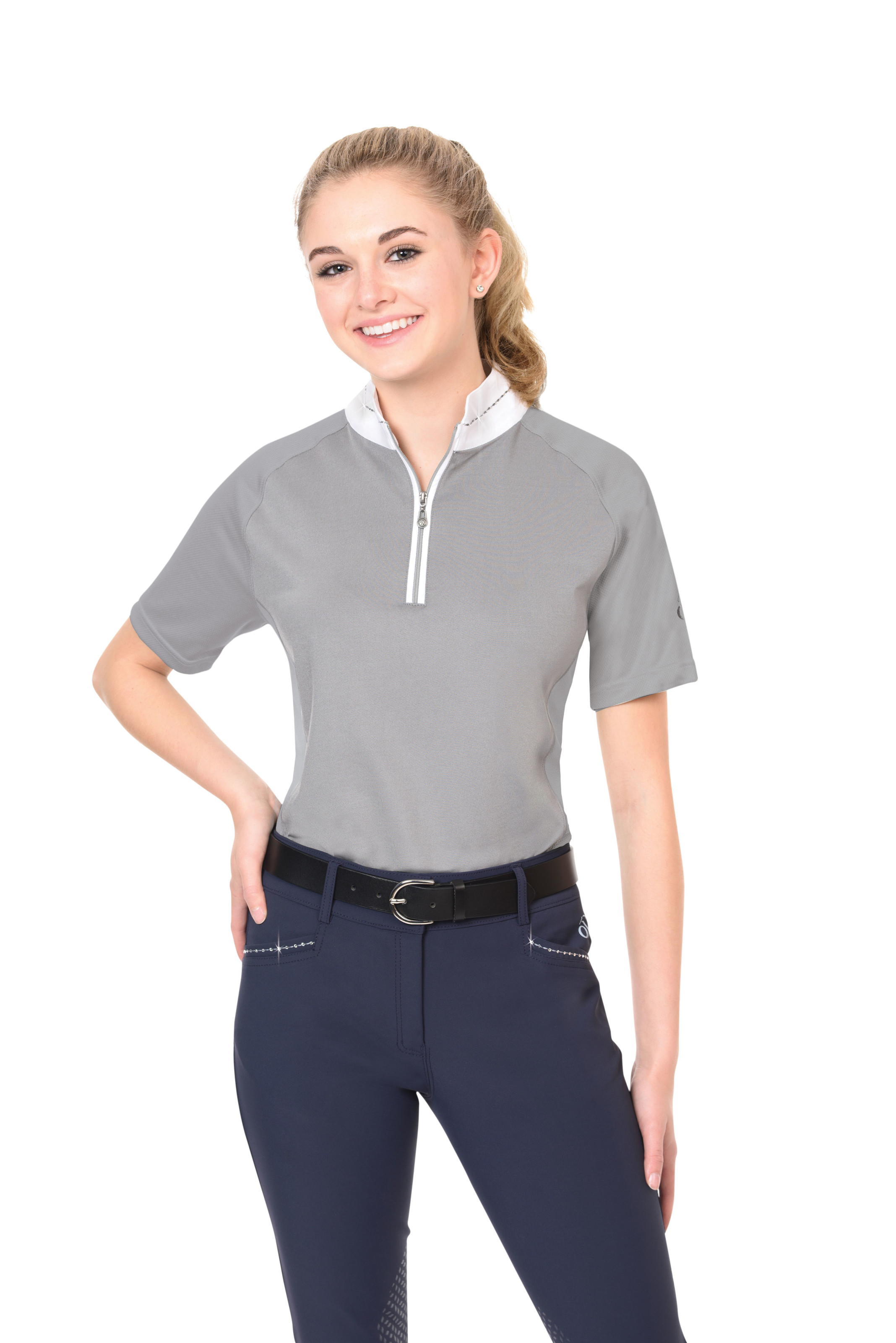 Ovation Women's Elegance Sparkle Show Shirt - Grey - Ovation-471199 ...