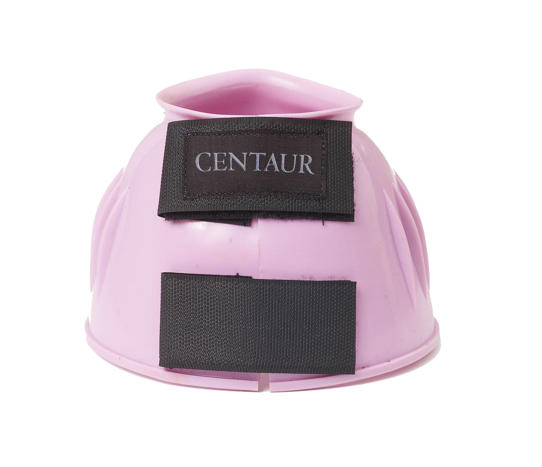 Centaur PVC Ribbed Double Hook and Loop Bell Boots - Pink - Centaur ...