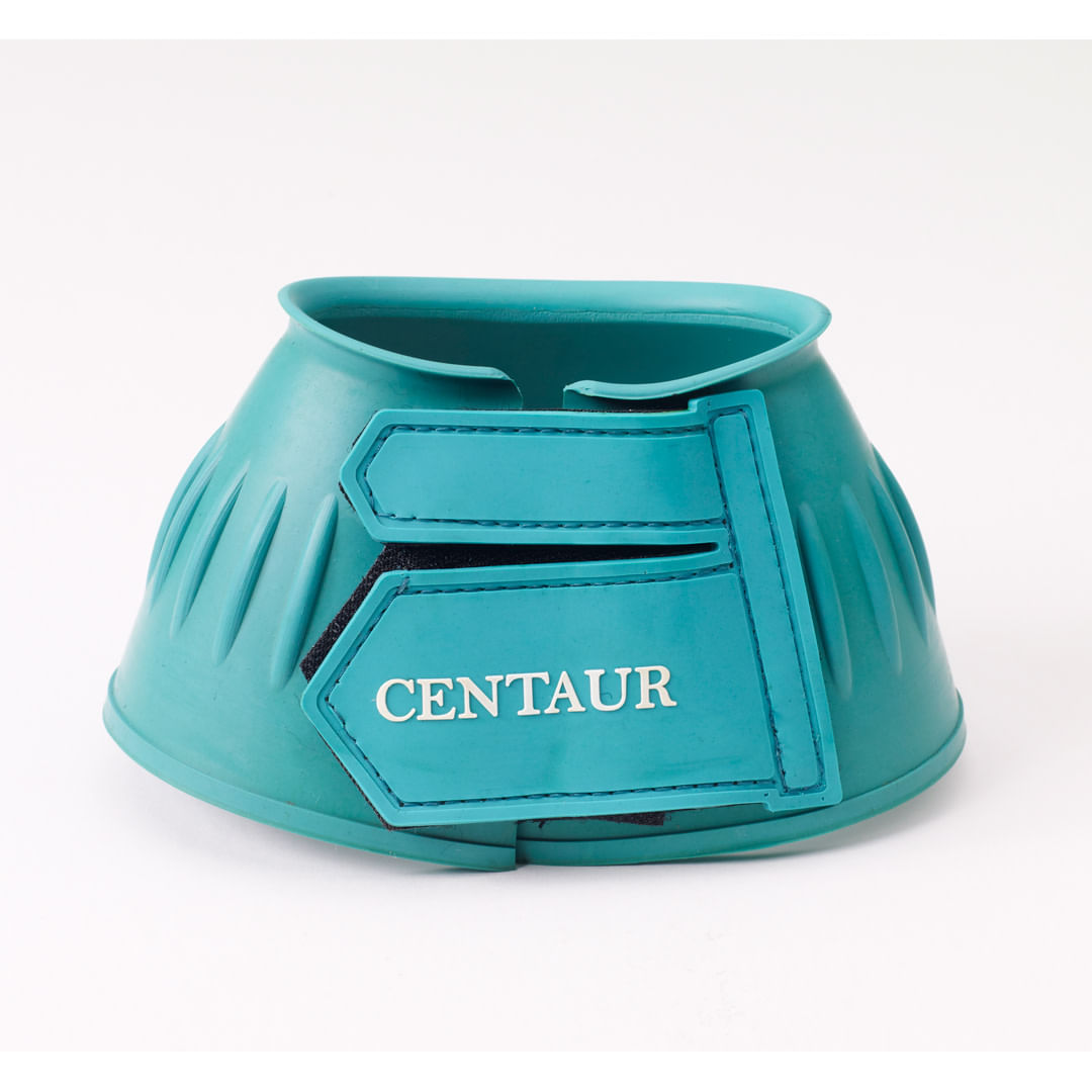 Centaur EcoPure Thick Rib Hook and Loop Bell Boots - Turquoise ...