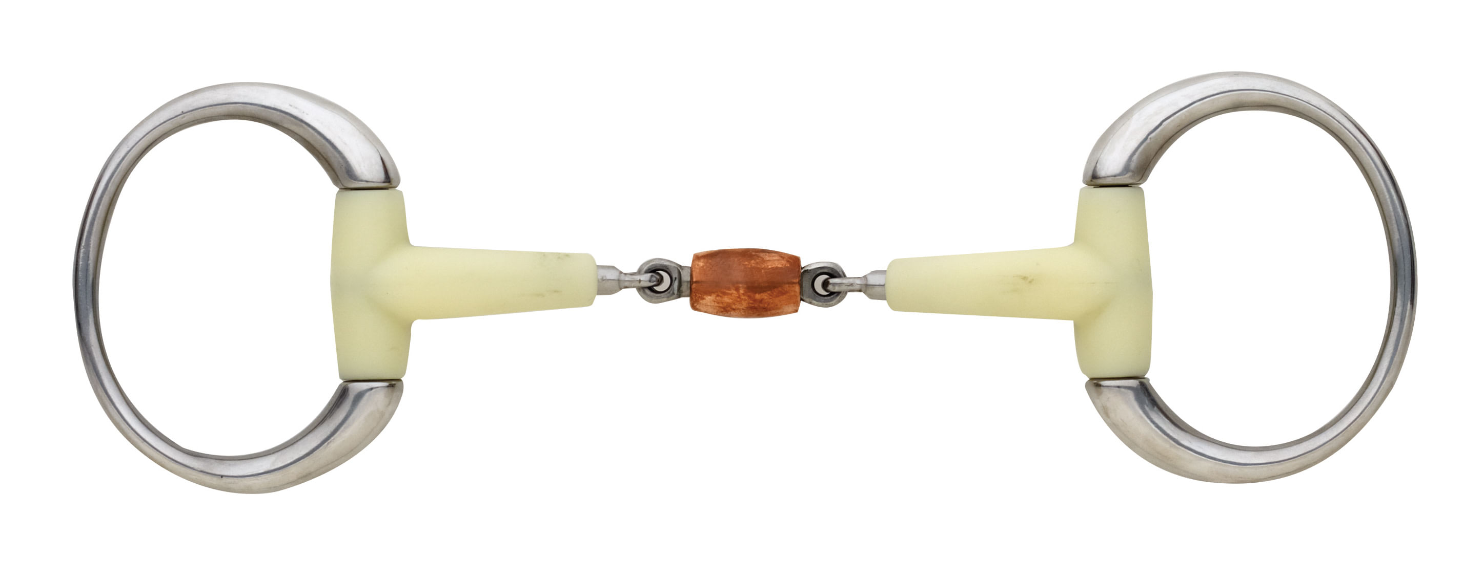 Happy Mouth Bits Contour Double Jointed Copper Roller Round Eggbutt ...