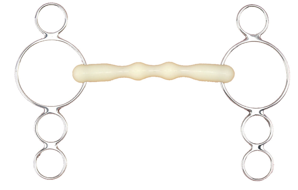 Happy Mouth Bits Mullen Shaped 3-Ring Gag - Happy Mouth Bits-452450 ...