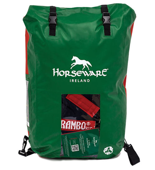 Rambo Original Turnout 0g - Green/Red - Rambo-AAAAA1-GR00 - Tack Of The Day