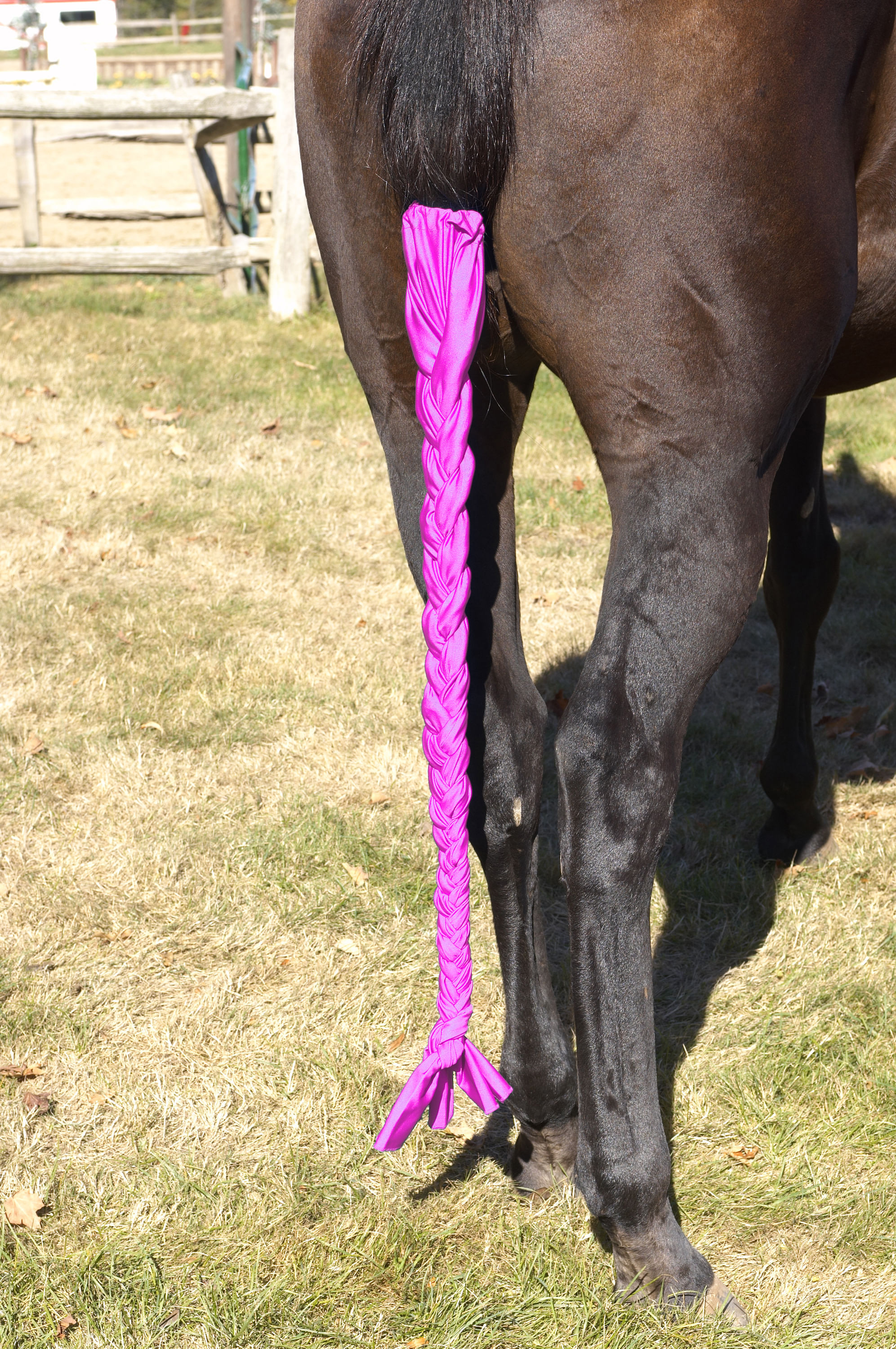 Centaur Spandex Braid-n-Tail Bag - Pink - Centaur-464860-PINK - Tack Of ...
