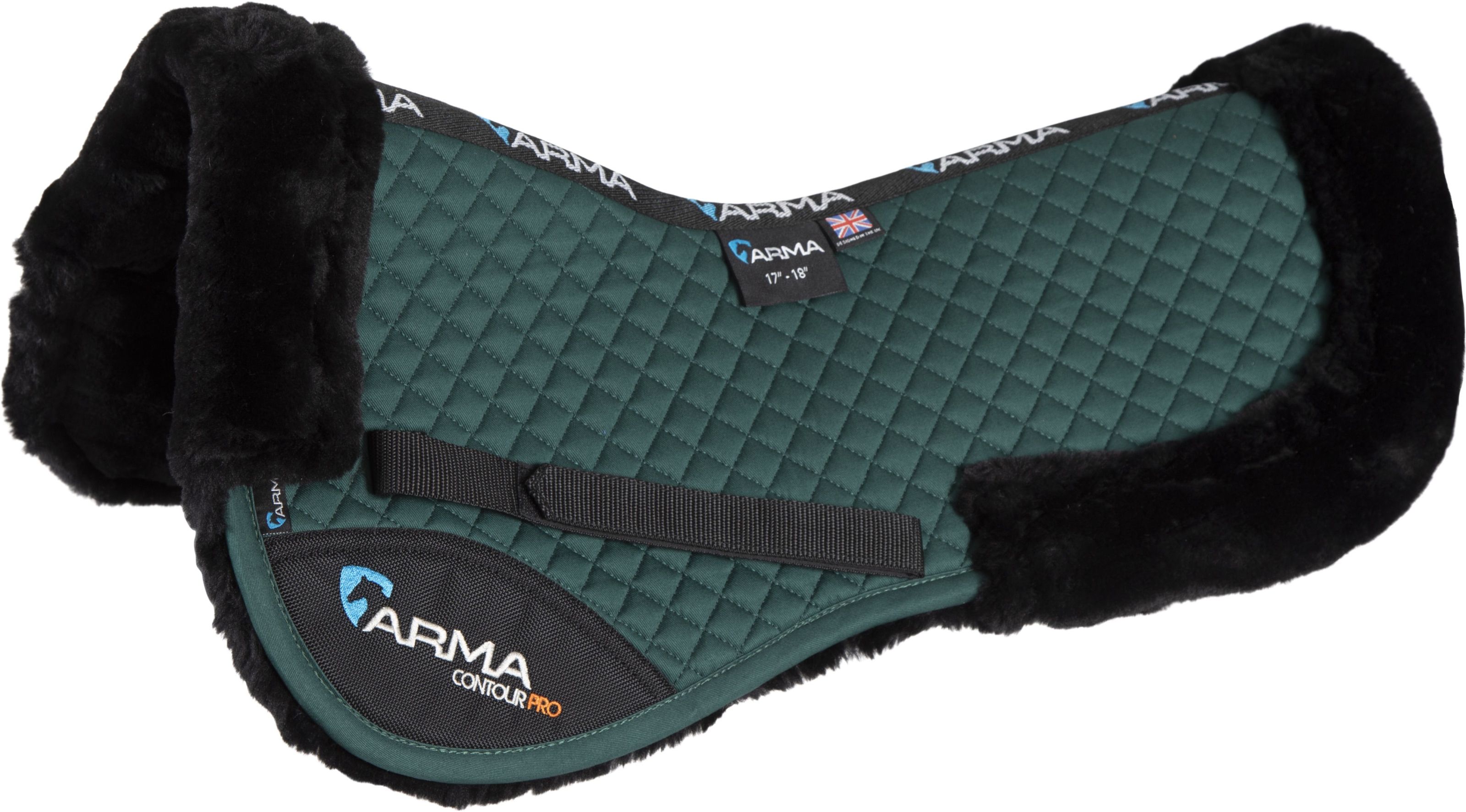 Shires ARMA Half Pad - Green - Arma-5271-GREEN - Tack Of The Day