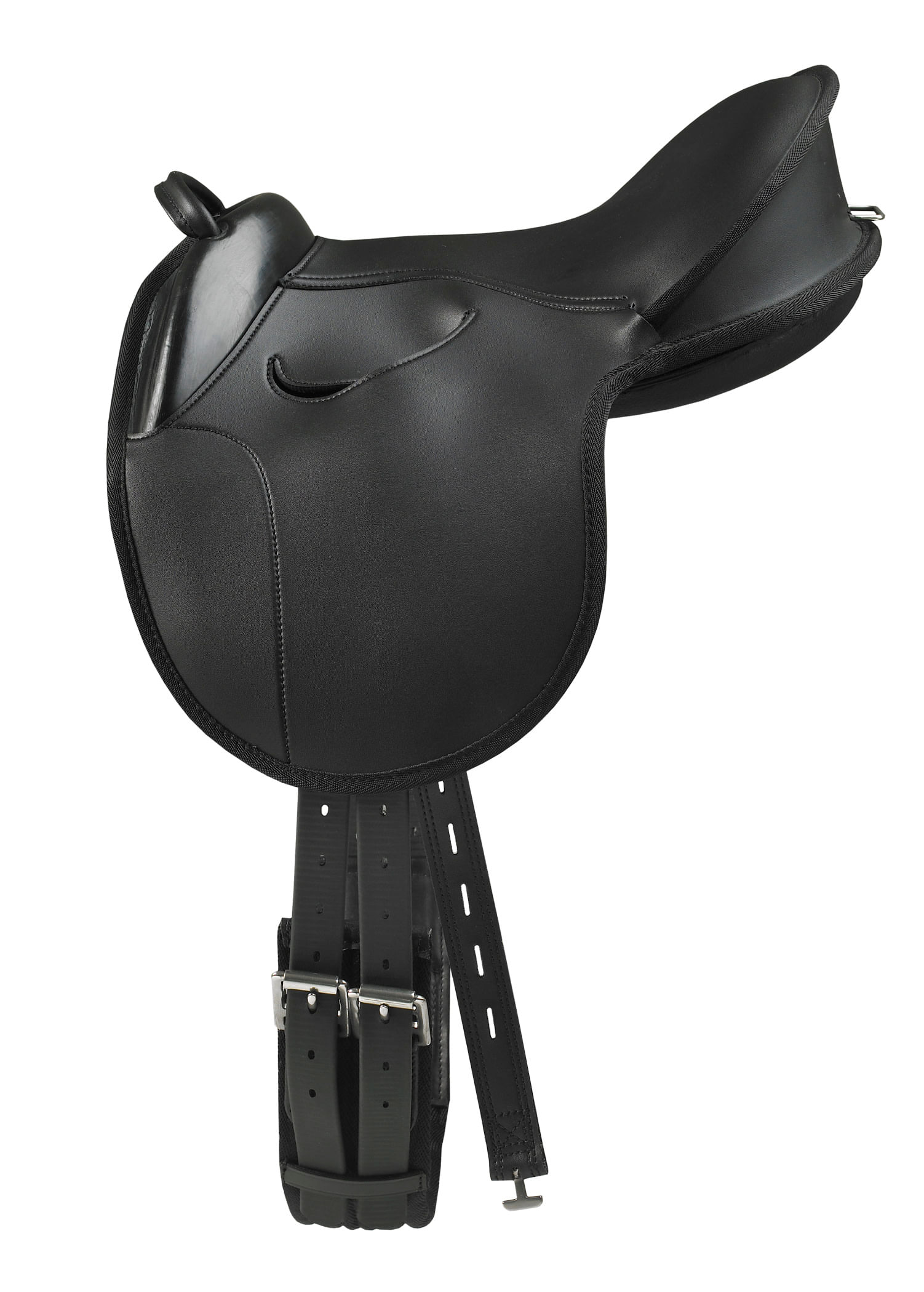 Camelot Synthetic Leadline Saddle - Black - Camelot-466949-Black - Tack ...