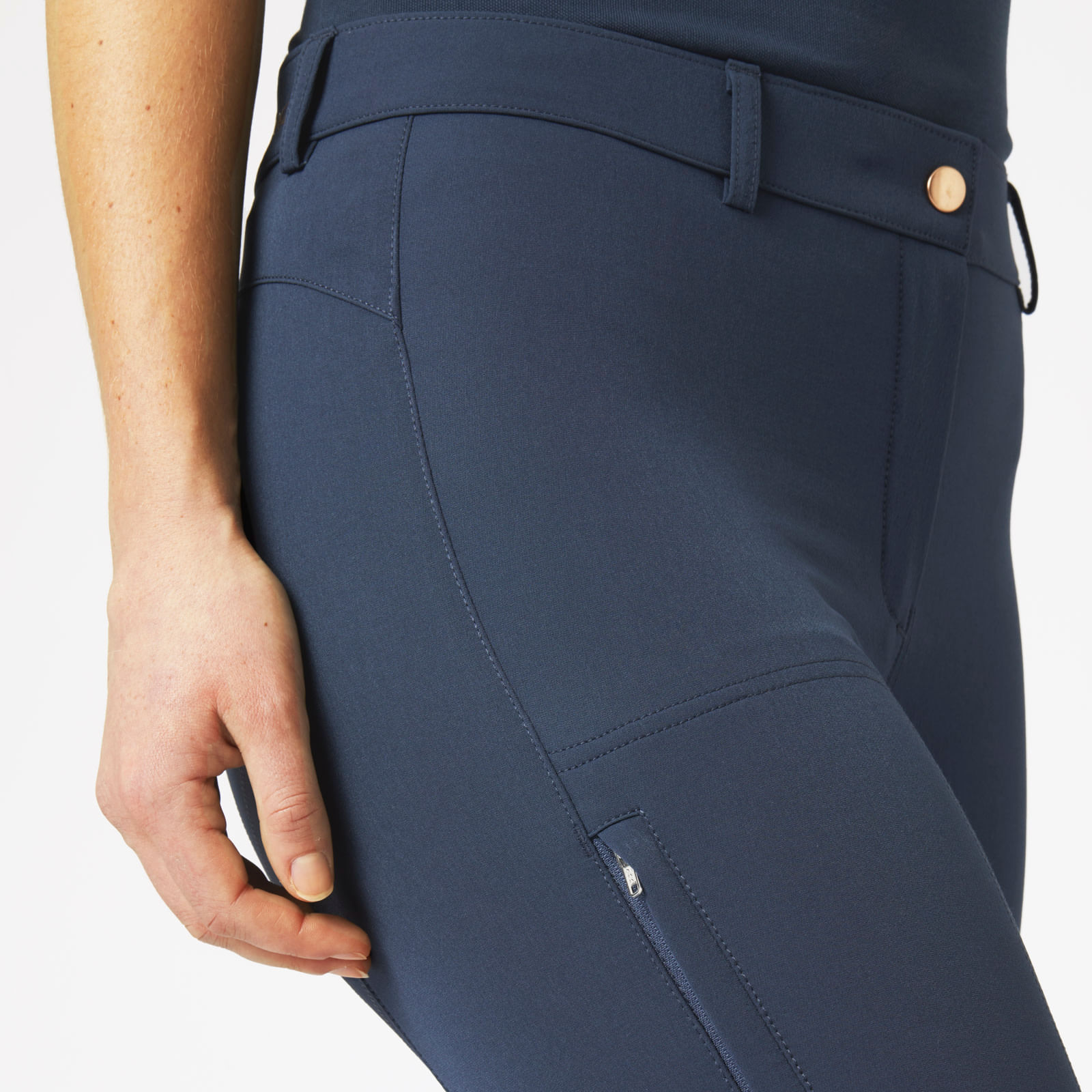 Horze Women's Anna Summer Full Seat Breeches w/Phone Pocket - Obscure ...