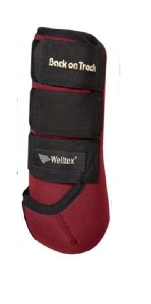 Back on Track Opal Front Exercise Boot - Burgundy - Back on Track ...
