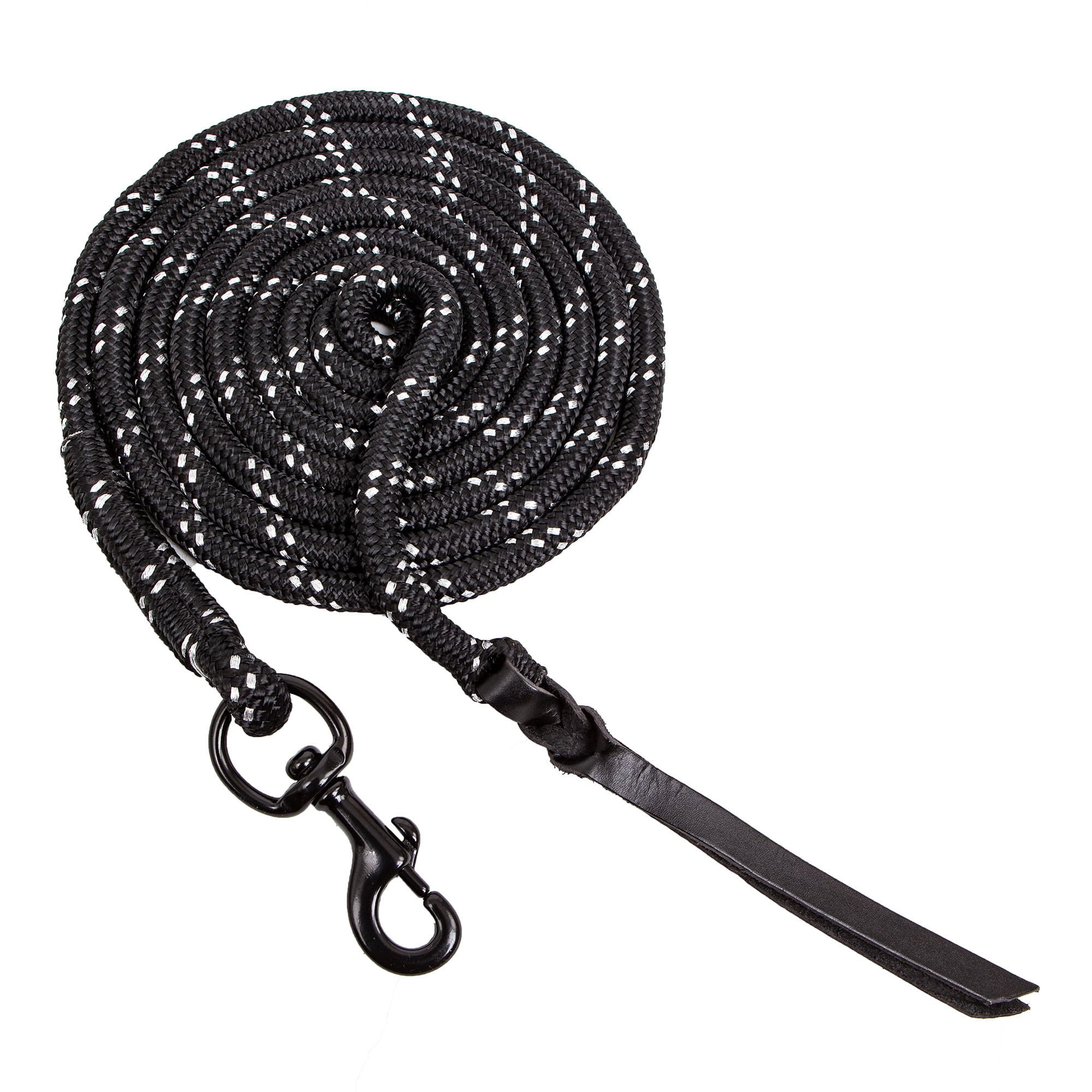 Blocker 12' Lead Rope w/Popper - Black/Silver - Blocker-10-0329-BKSI ...