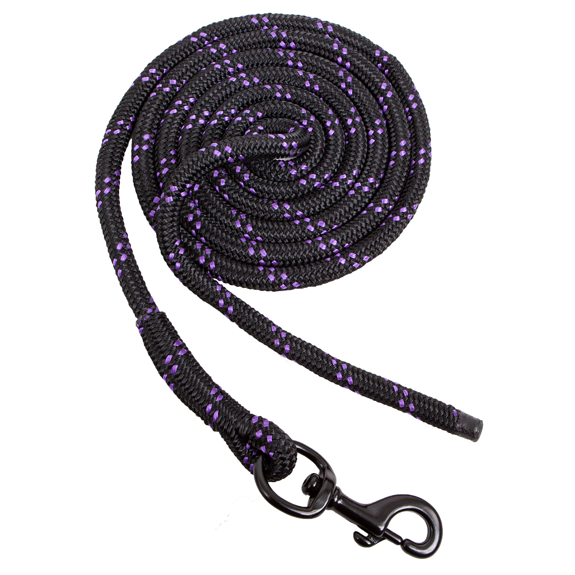 Blocker 10' Lead Rope - Black/Purple - Blocker-10-0328-BKPR - Tack Of ...