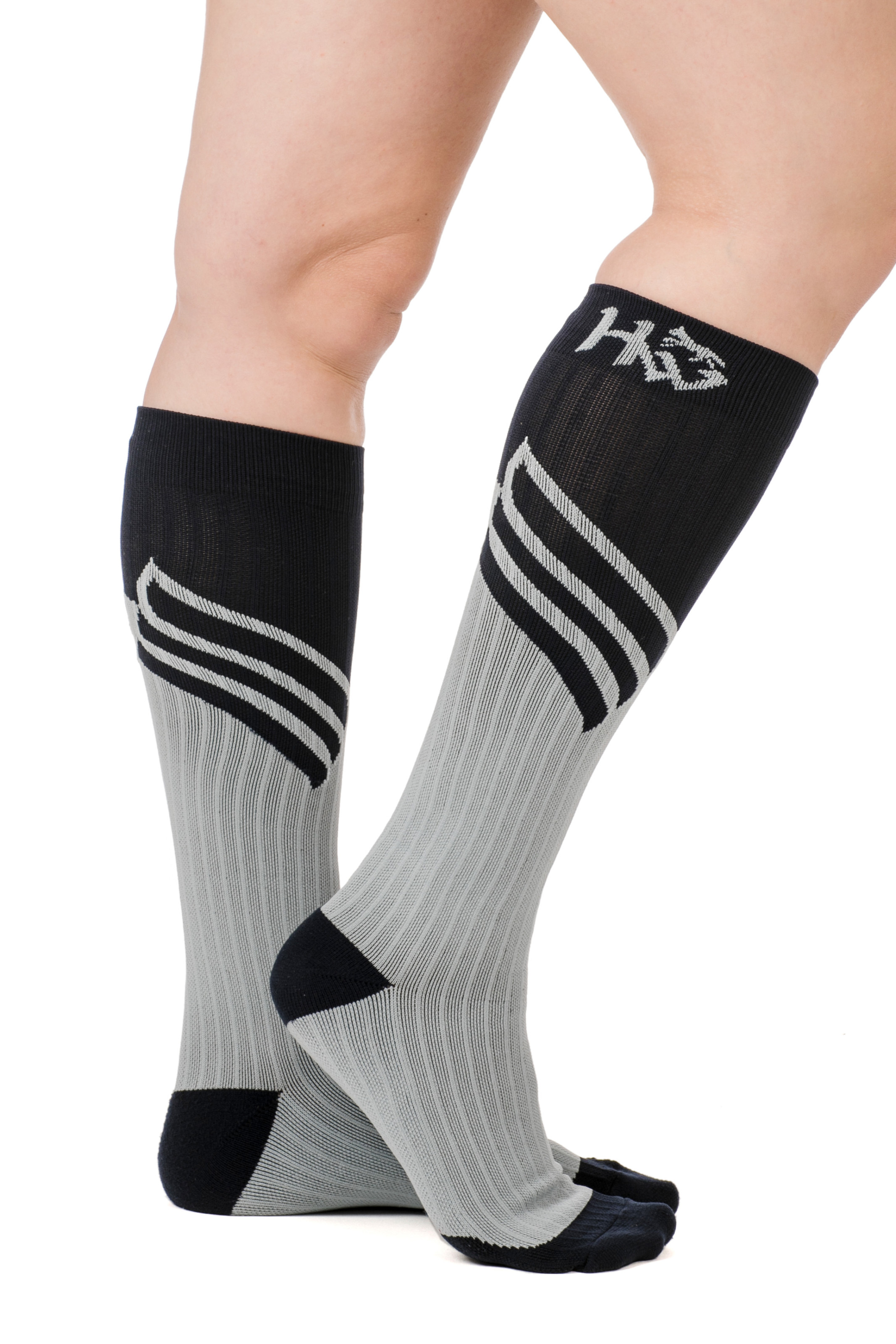 Horseware Kids' Sports Compression Sock - Blue Grey/Navy - Horseware ...
