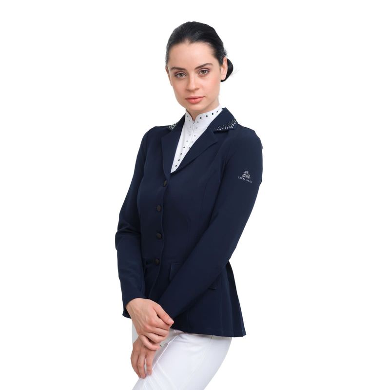 Cavalliera Women's Diva Purity Show Jacket - Navy Blue - Cavalliera-101 ...
