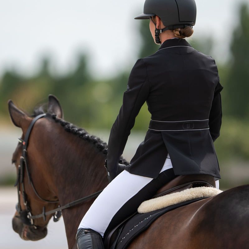 Cavalliera Women's Prima Show Jacket - Black/Grey - Cavalliera-101 ...