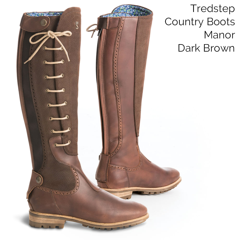 Good: Tredstep Manor Country Boot - 40 Wide Regular - Brown - Tack Of ...