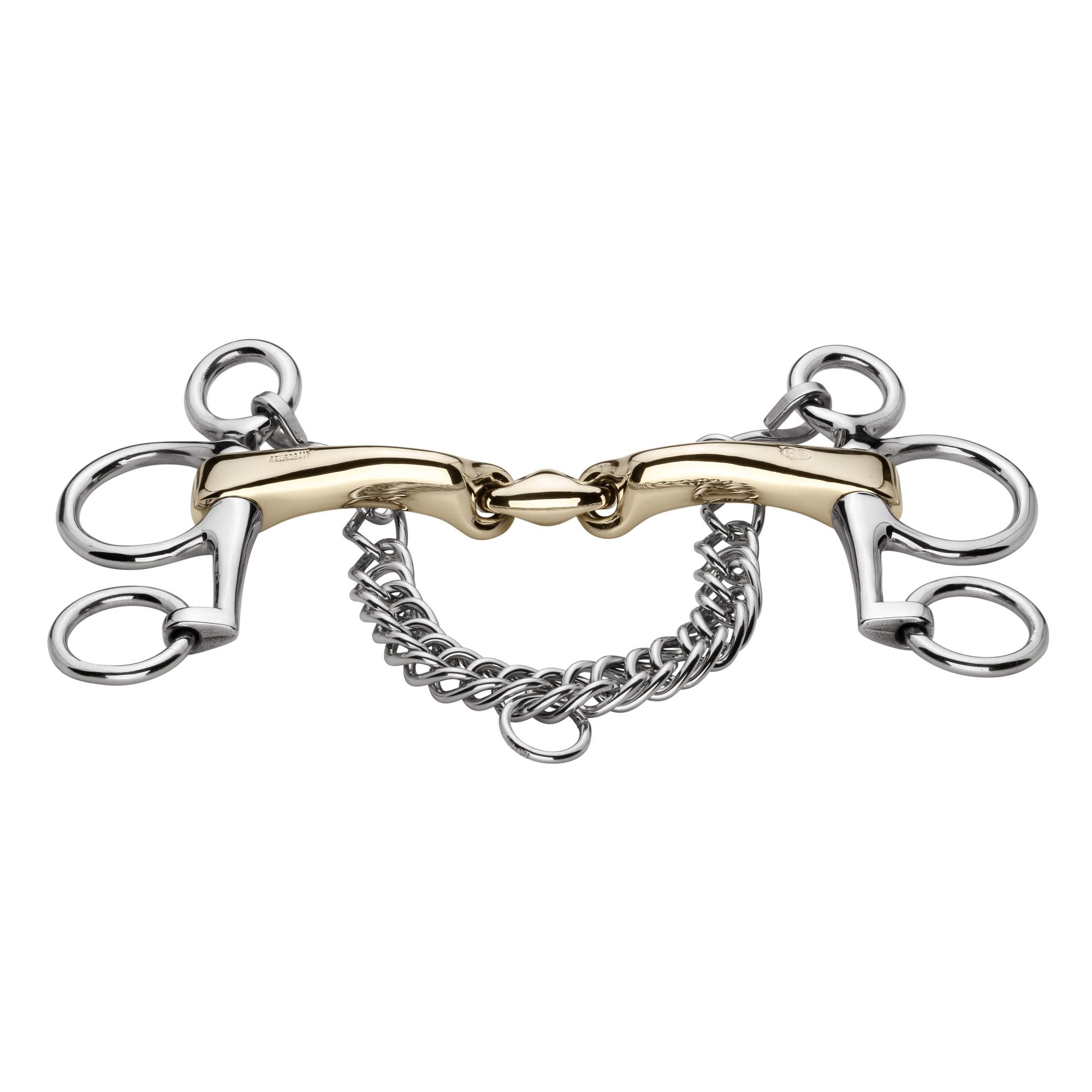 Herm Sprenger Novocontact Pelham Bit 16mm Double Jointed - Herm ...