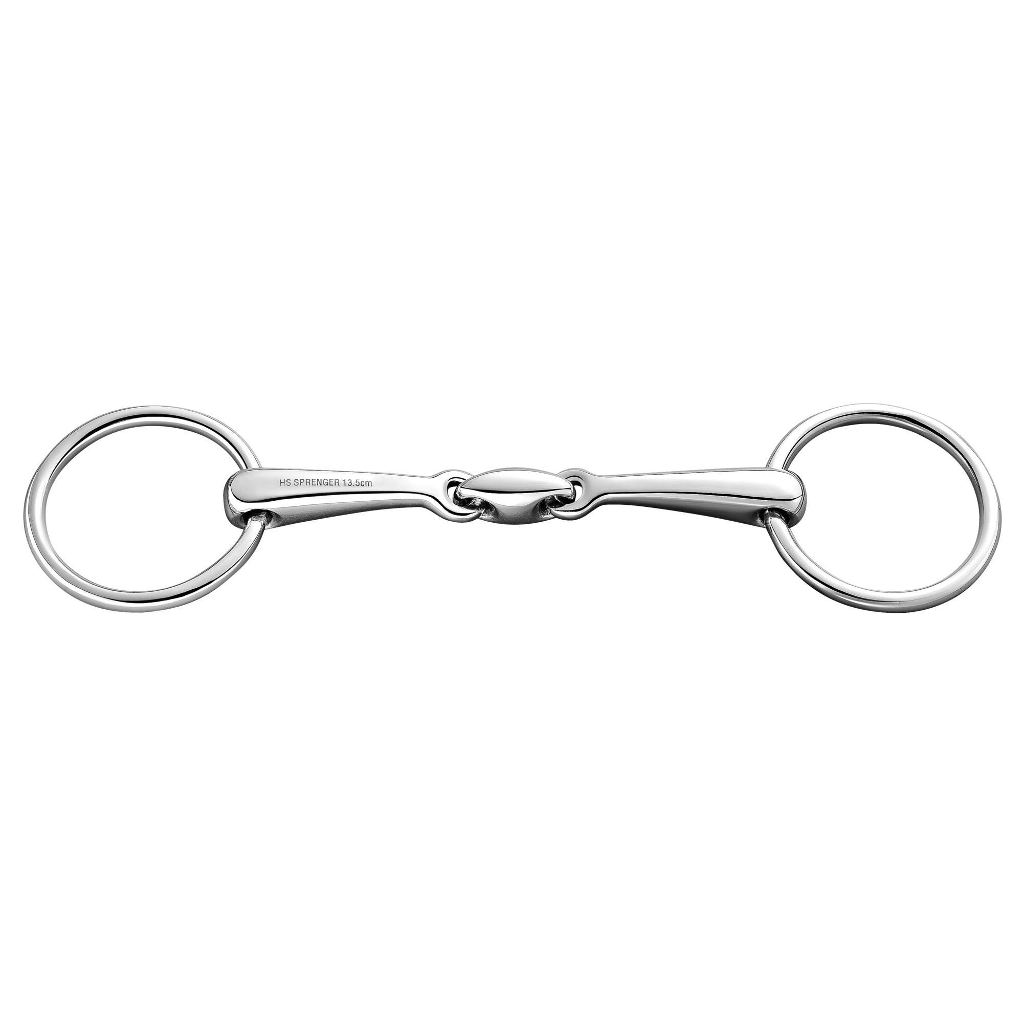 Herm Sprenger Bradoon Bit 14mm Double Jointed - Herm Sprenger-40904 ...