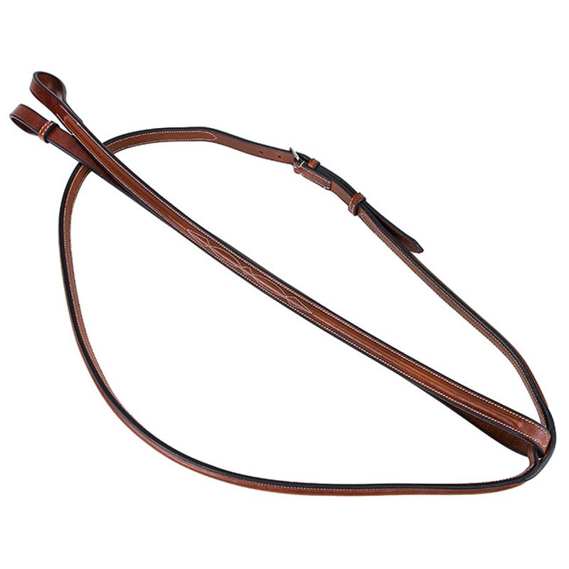 M. Toulouse Fancy Stitched Raised Standing Martingale - Cognac - M ...