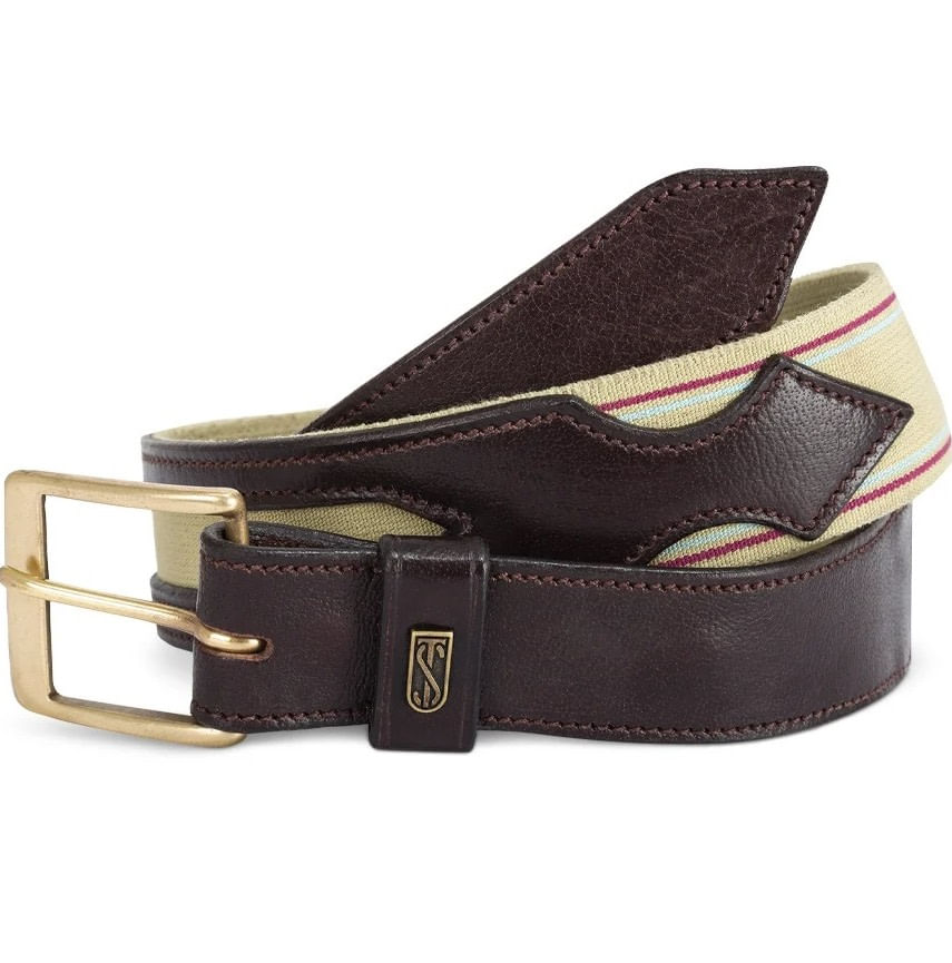 READY TO SHIP: Flex Belt - 24in - Havana Brown/Tan - Tack Of The Day