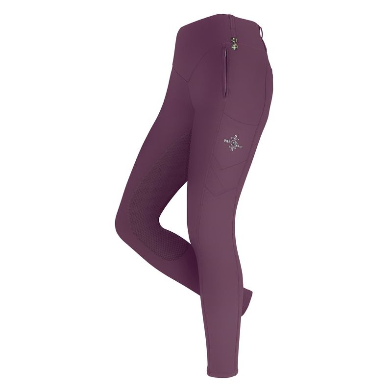 Fair Play Women's Ilma Full Seat Winter Tights - Eggplant - Fair Play ...