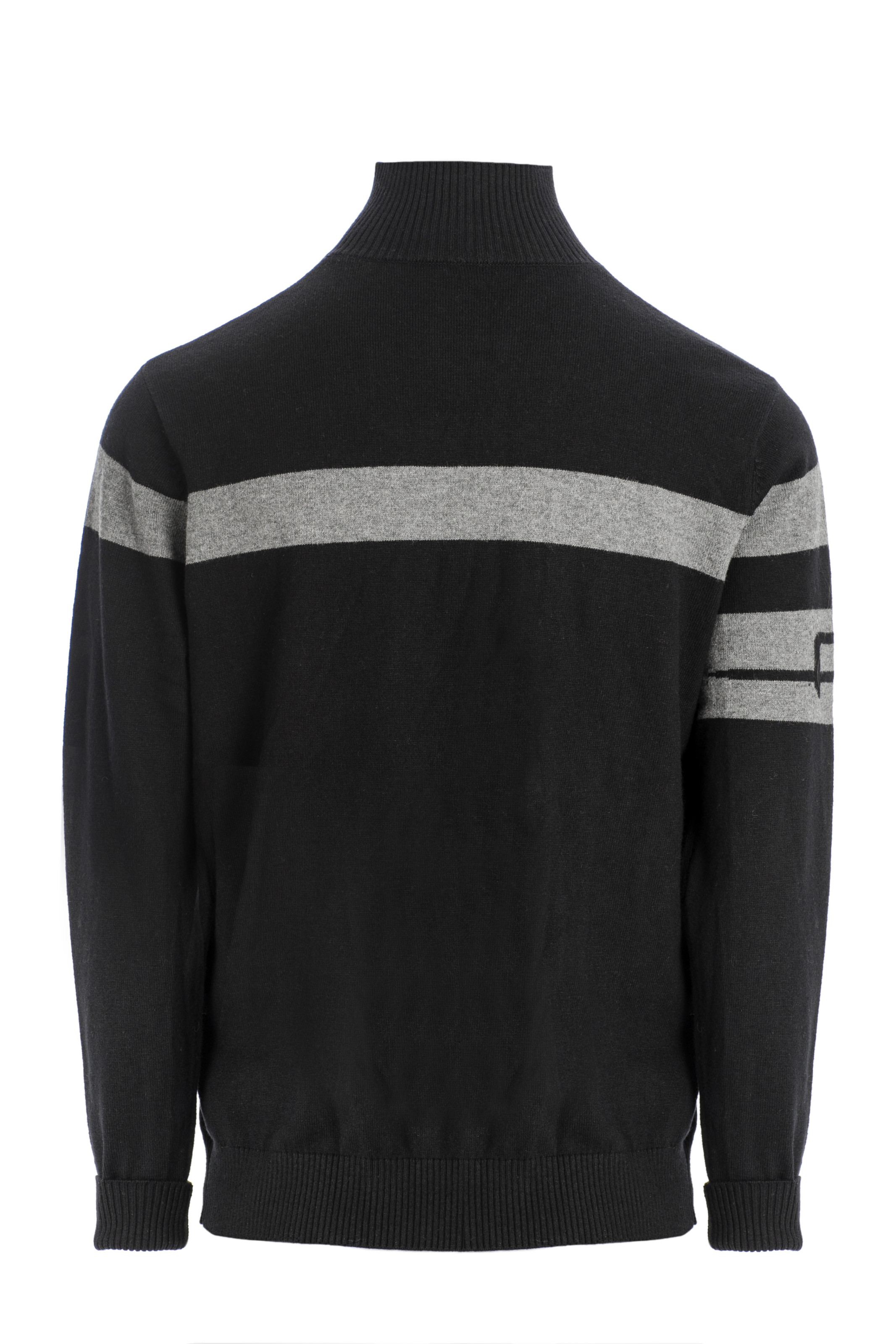 READY TO SHIP: Quarter Zip Knit - Large - Black - Tack Of The Day