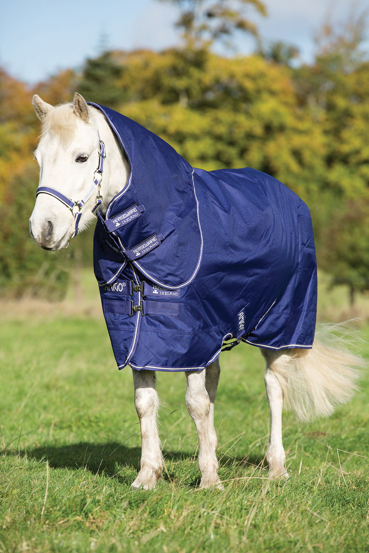 READY TO SHIP: Hero 900 Pony Plus Turnout 200g - 45 - Atlantic Blue ...