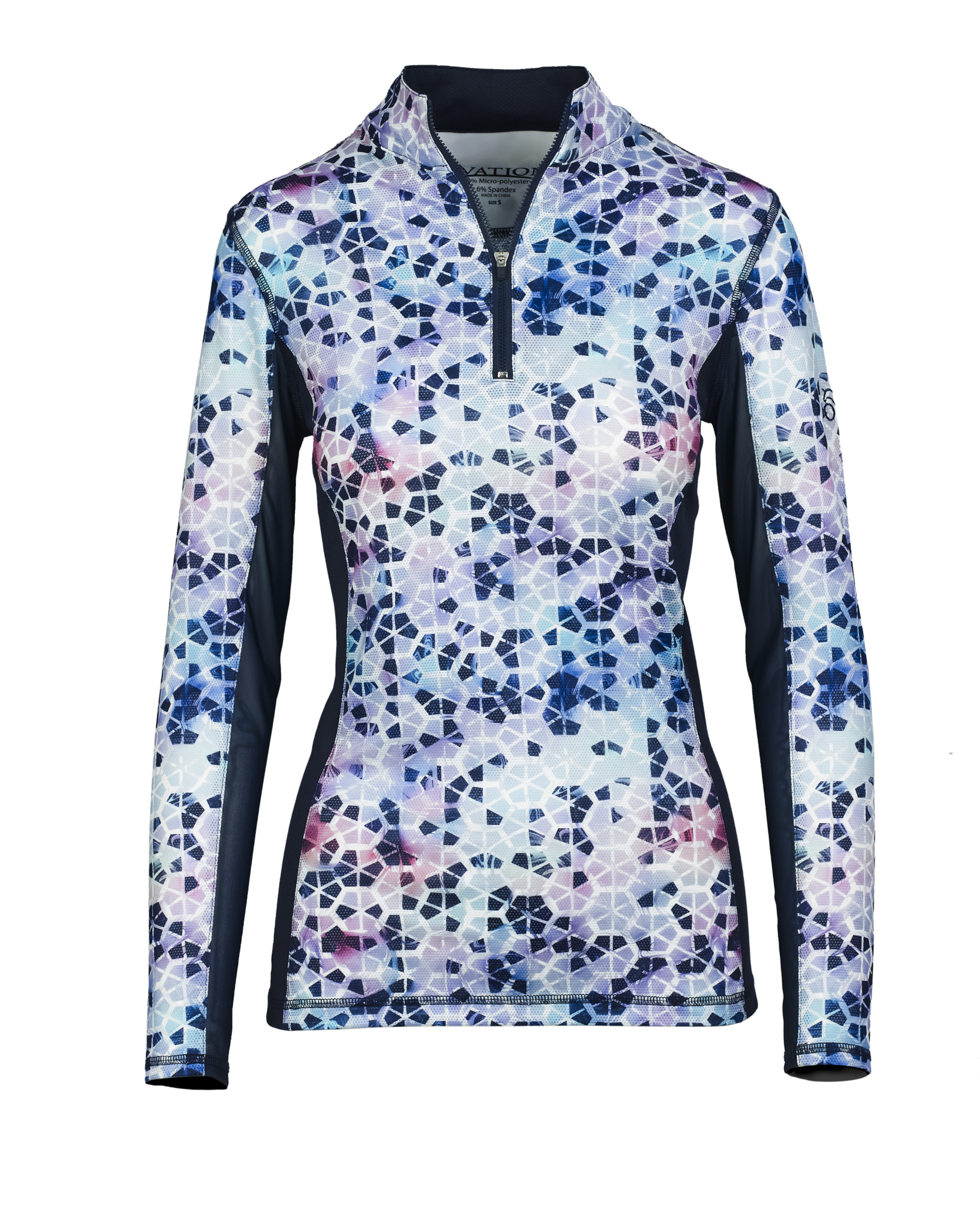 Ovation Women's Altitude Printed Sun Shirt - Navy/Geo Print - Ovation ...