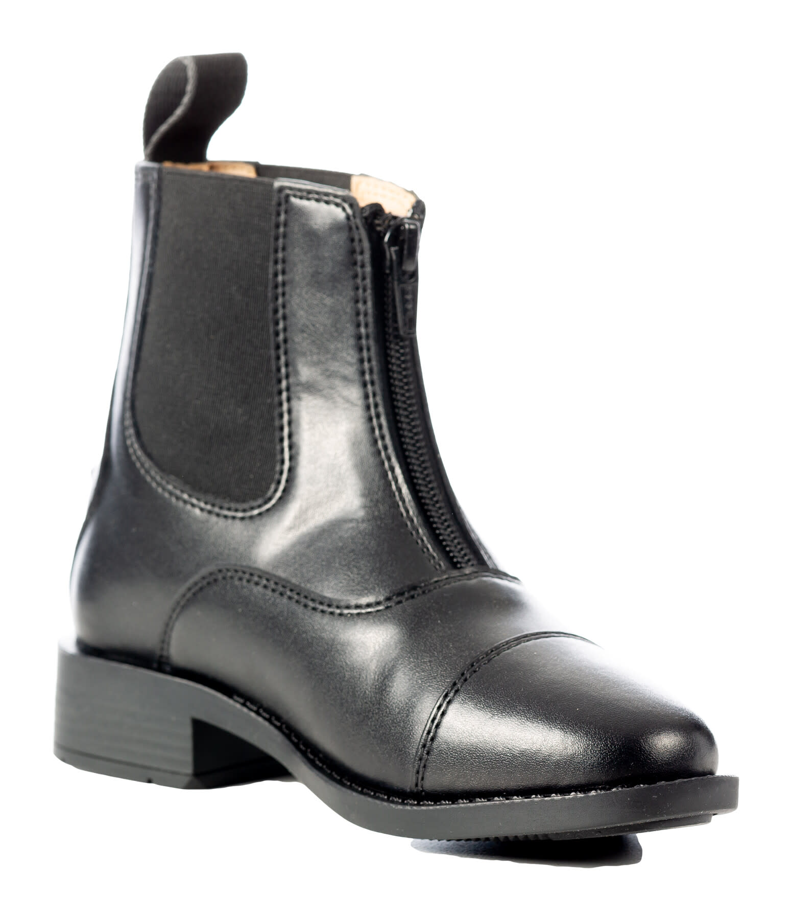 Equinavia Kids' Tilda Synthetic Zip Paddock Boots - Black - Equinavia ...
