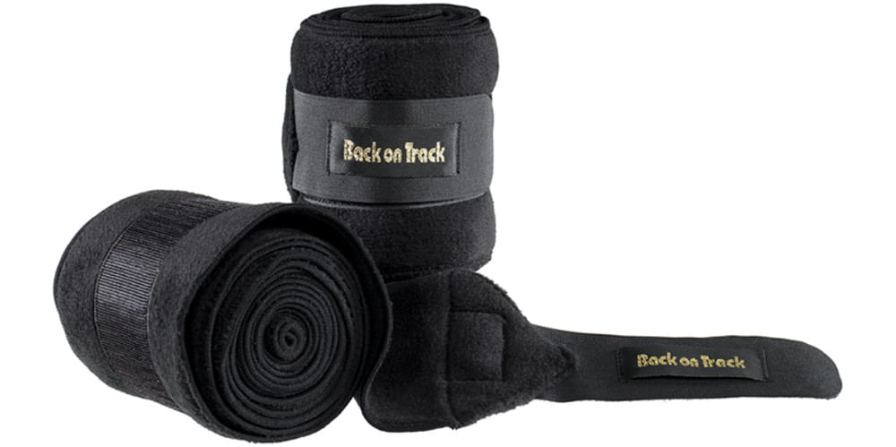 Back on Track Fleece Polo Leg Wraps - Black - Back on Track-BNX101084 ...