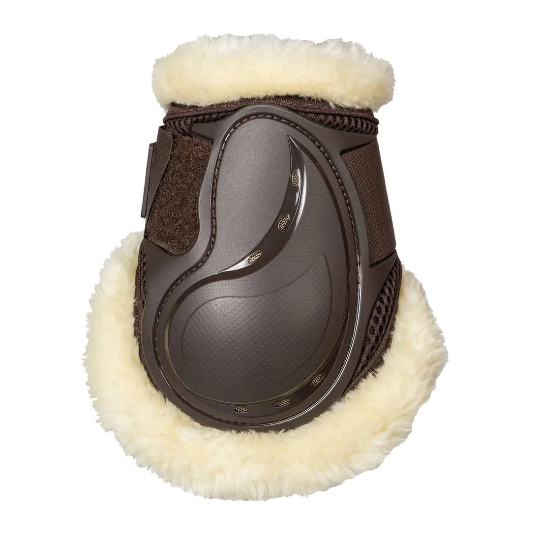Back on Track Airflow Light Fetlock Boot w/Faux Fur - Brown - Back on ...