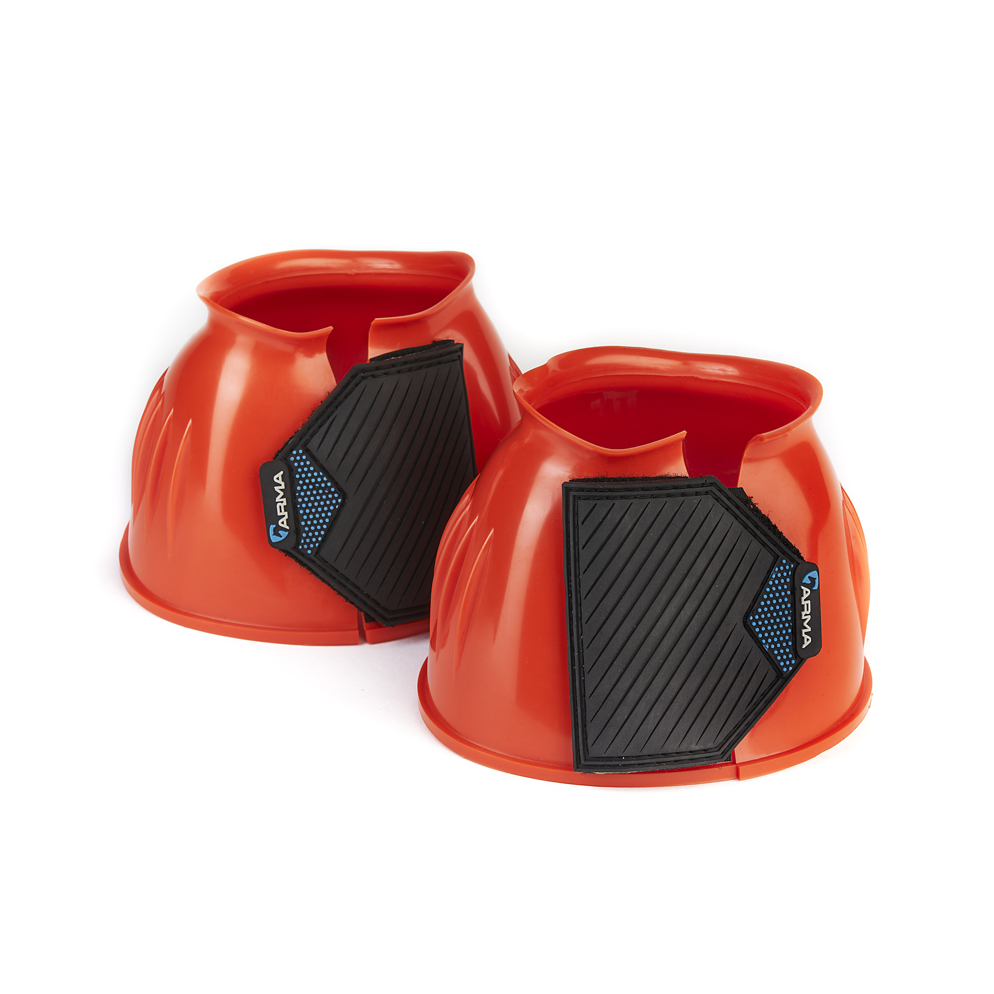 Shires ARMA Gloss Over Reach Boots - Orange - ARMA-10283-ORANGE - Tack ...