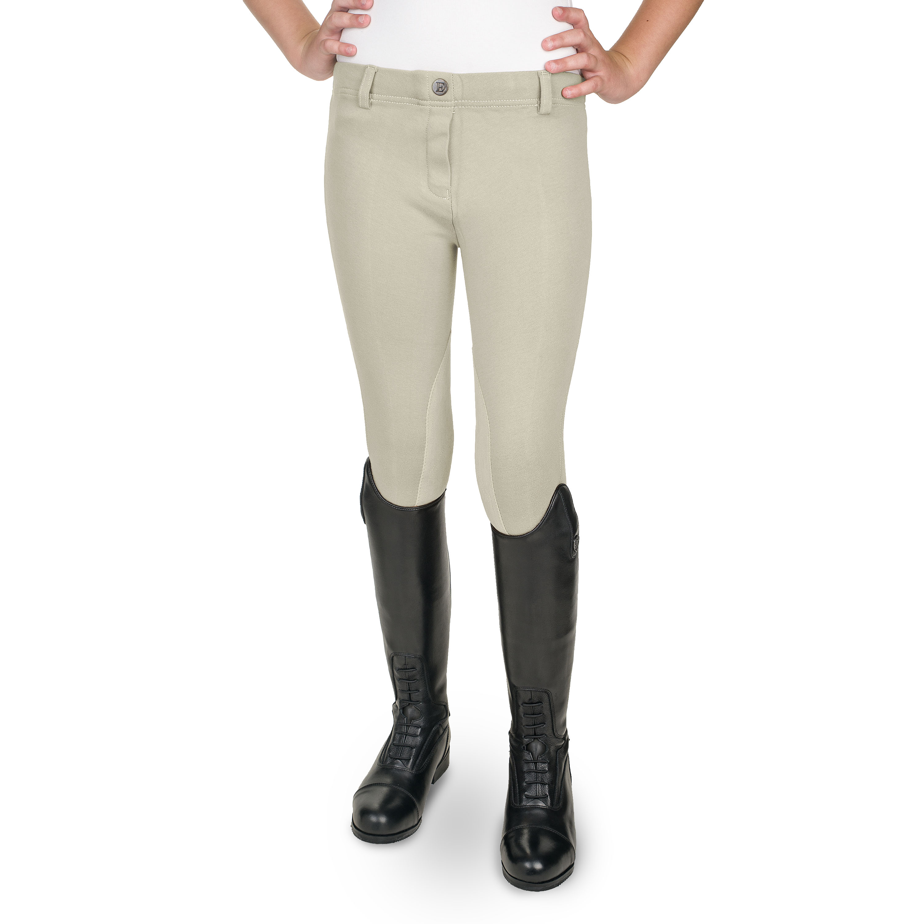 Equistar Kids' Pull-On Breech - Tan - Equistar-464893-Tan - Tack Of The Day