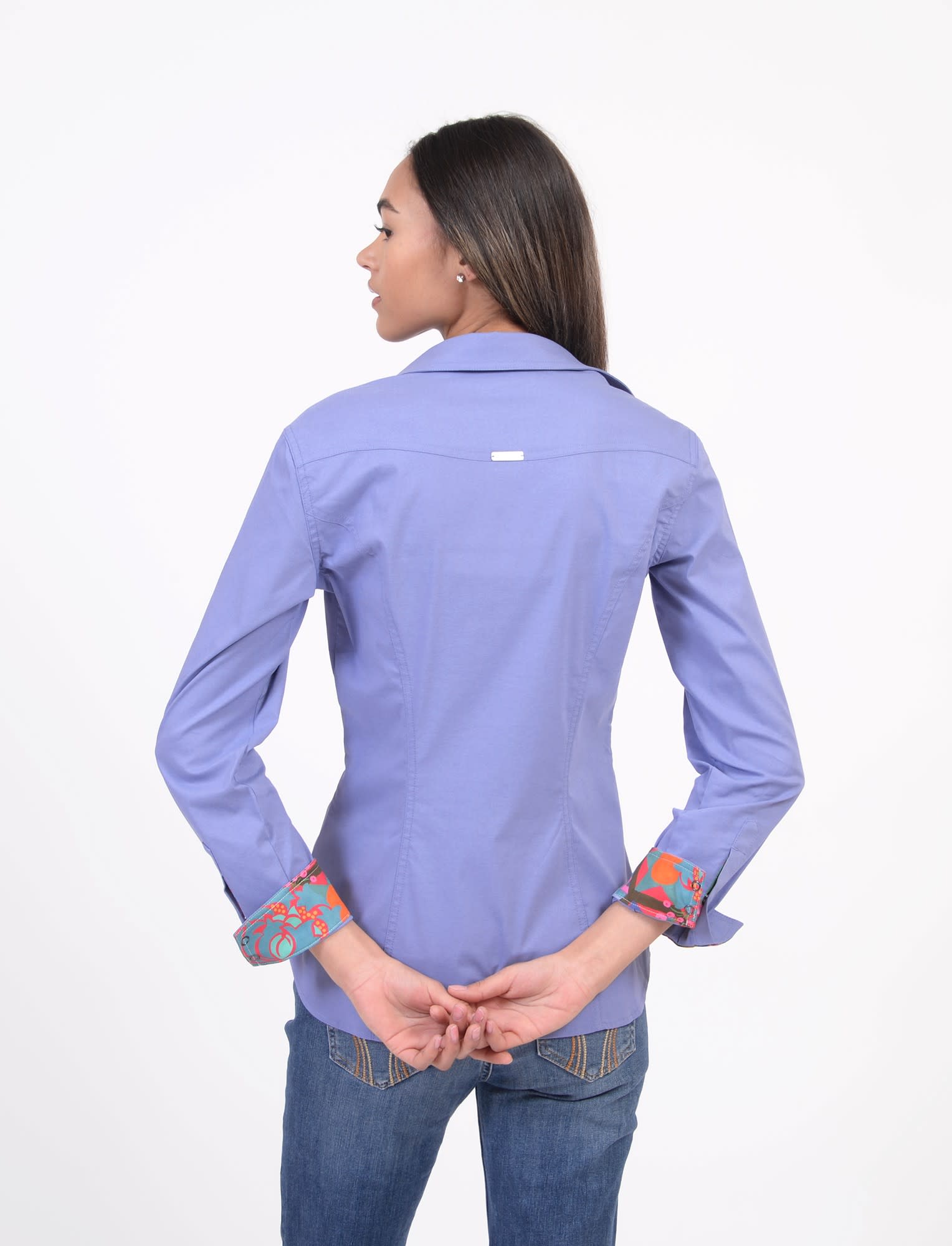 Chestnut Bay Women's Annie-O Western Show Shirt - Hydrangea - Chestnut ...