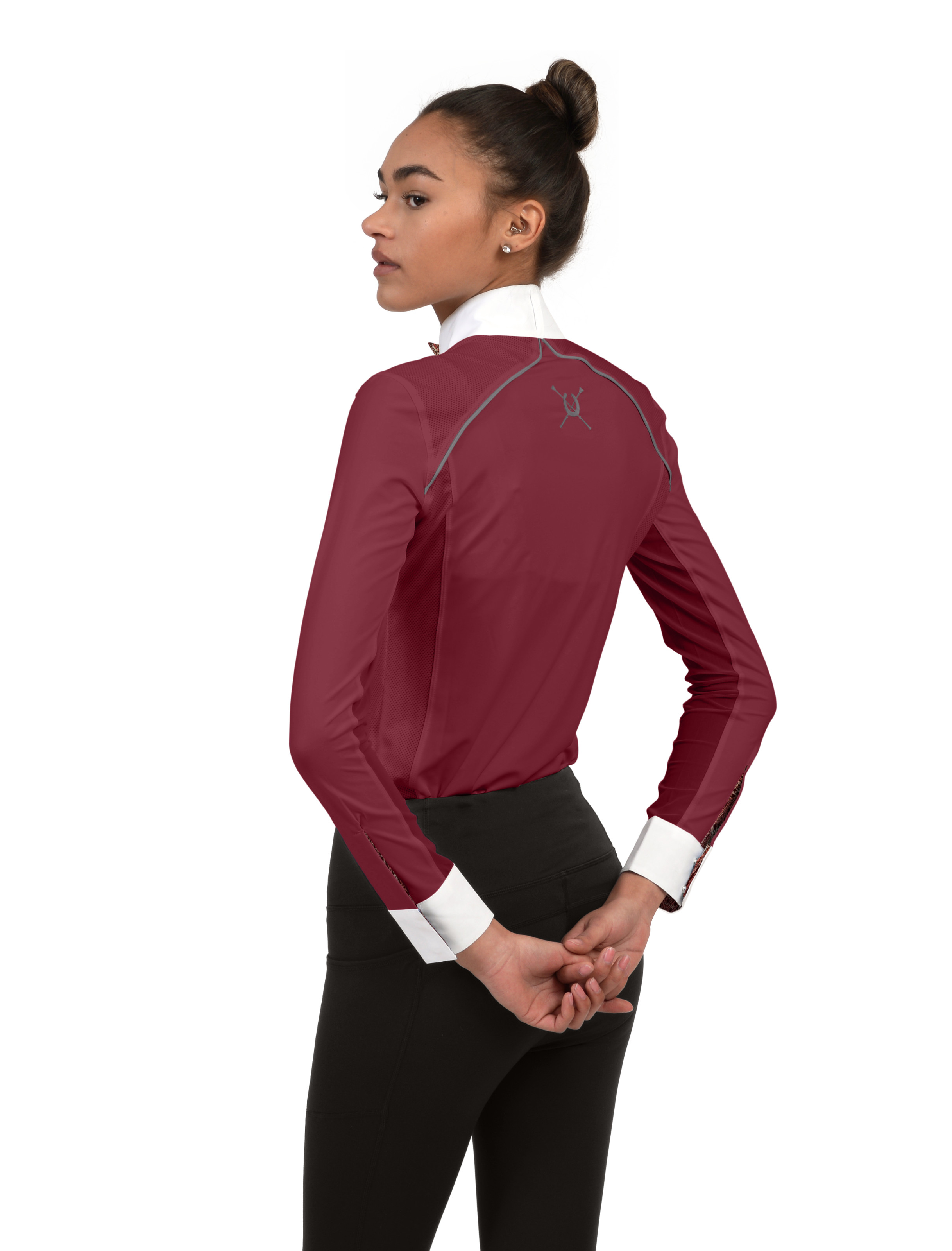 Chestnut Bay Women's SkyCool Liberty Long Sleeve Show Shirt - Barn Red ...