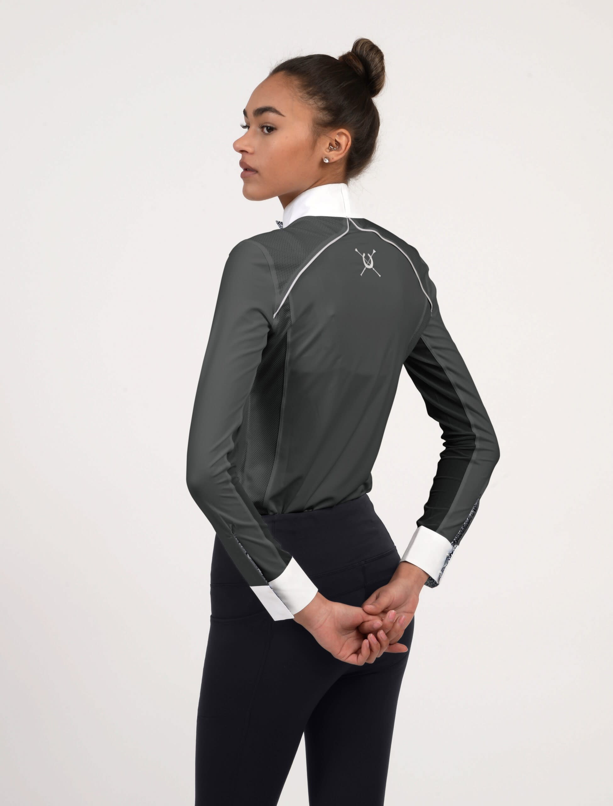 Chestnut Bay Women's SkyCool Liberty Long Sleeve Show Shirt - Raven ...