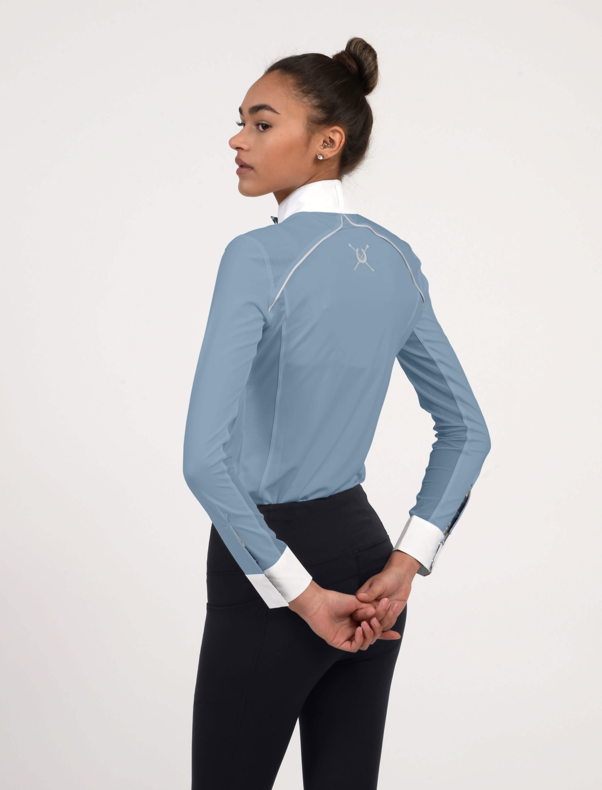 Chestnut Bay Women's SkyCool Liberty Long Sleeve Show Shirt - Skyblue ...