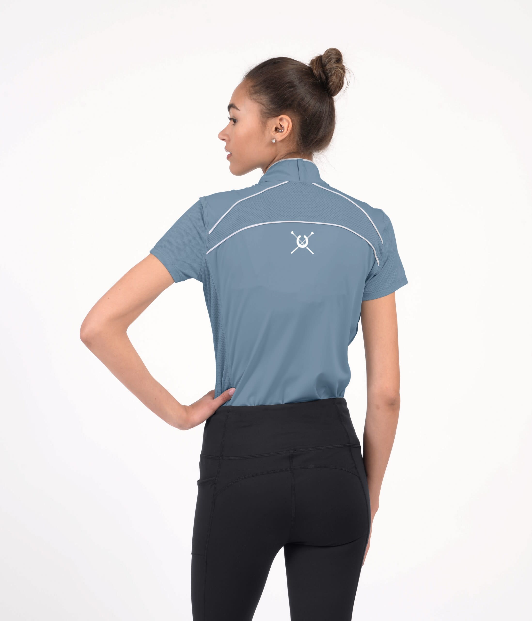 Chestnut Bay Women's Performance Rider SkyCool Sport Short Sleeve Shirt ...