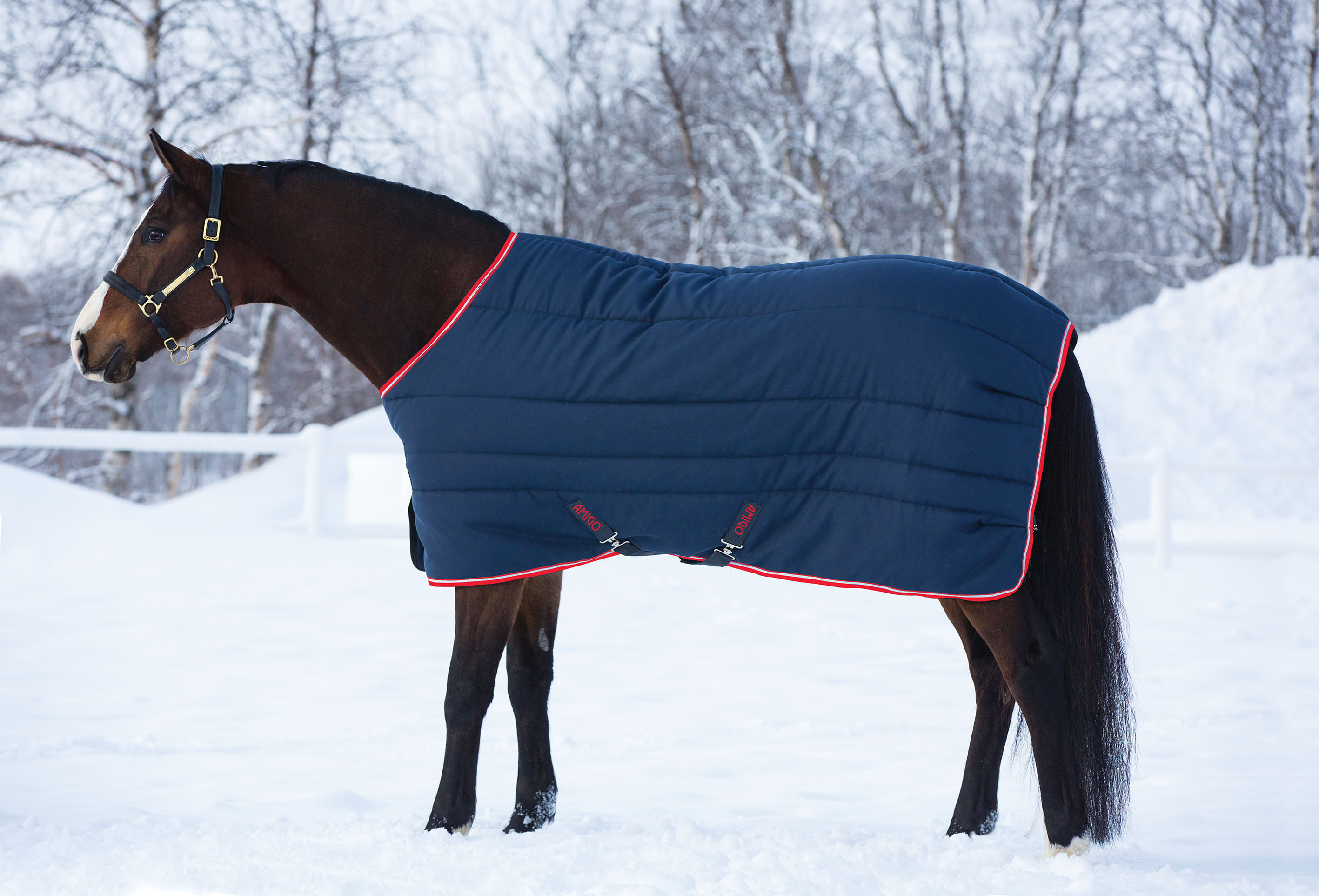 READY TO SHIP: VariLayer Stable Blanket Plus 250g - 72 - Navy/Red/Blue - Tack Of The Day