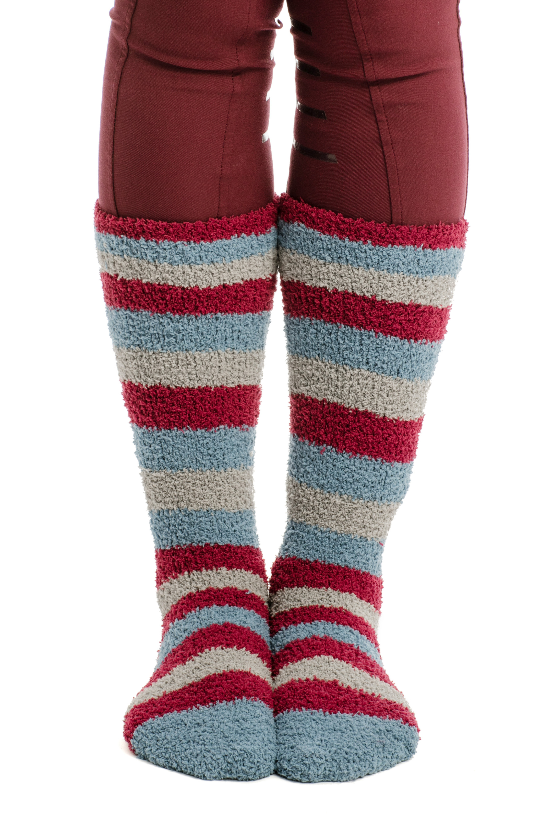 READY TO SHIP: Softie Socks - 36 - Winter Oceans Stripe - Tack Of The Day