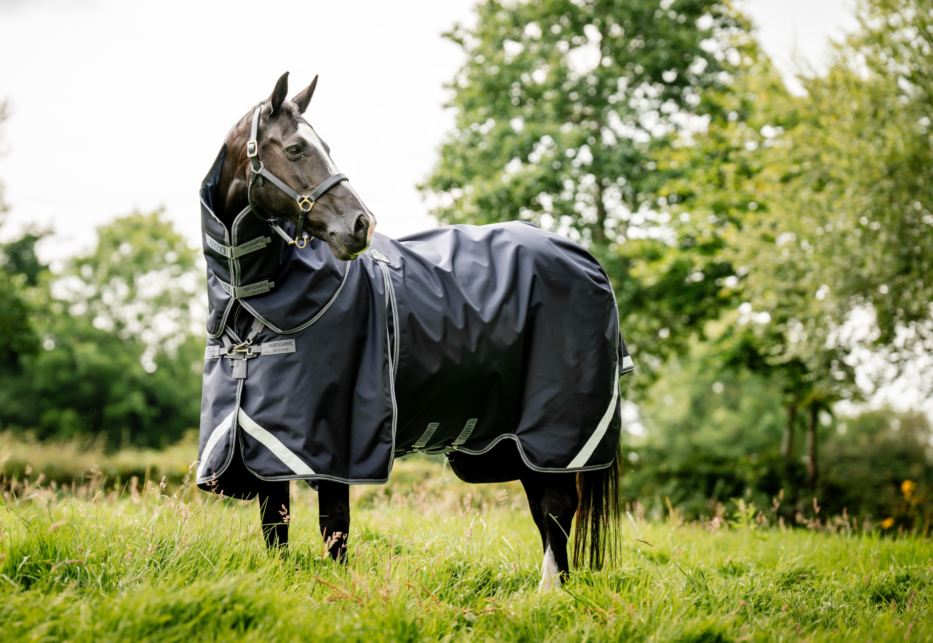 Rambo Optimo Turnout 0g plus 400g Liner - Navy/Thunderstorm Grey/Silver ...