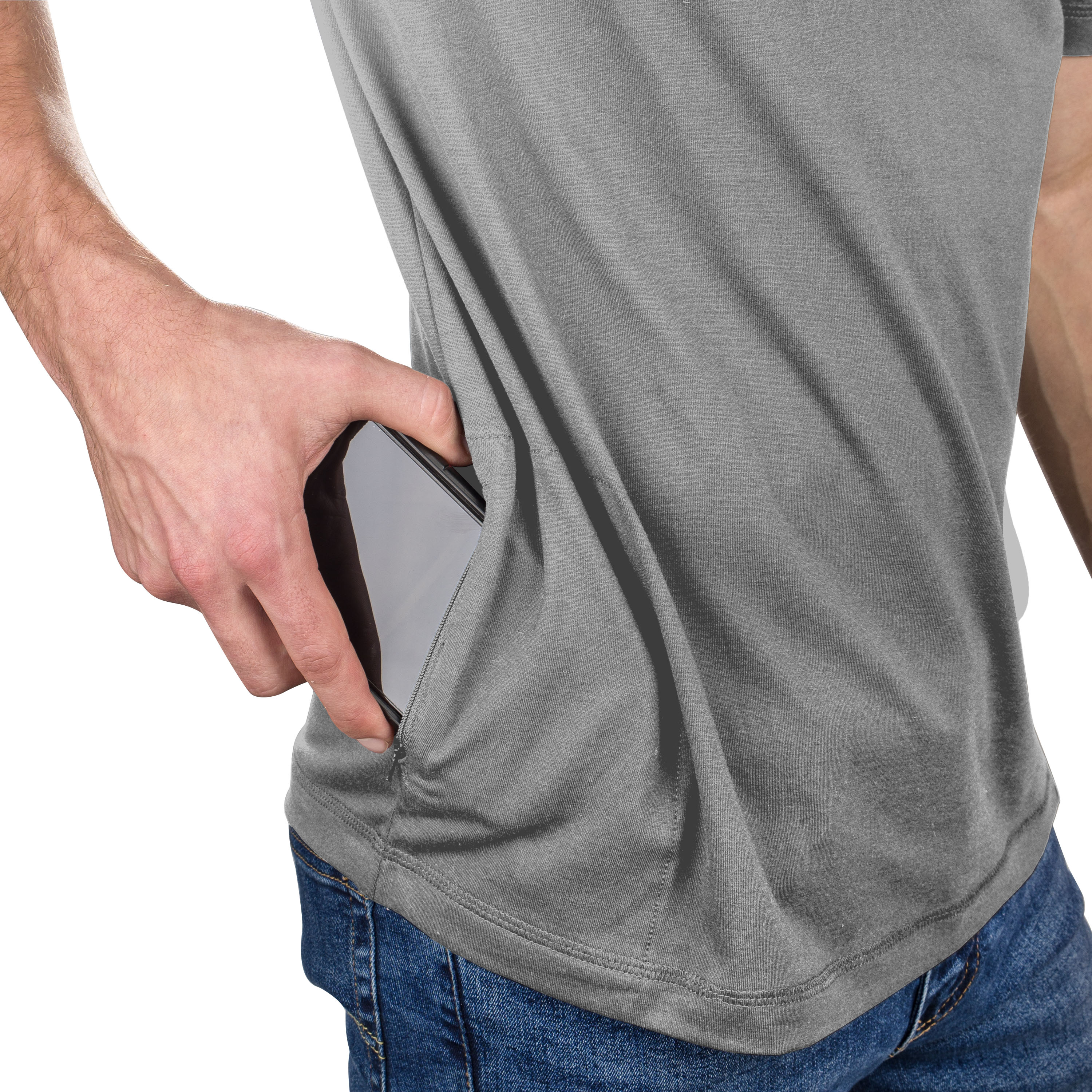 Centaur Ranch Men's Short Sleeve Tillage Tee - Heather Stone - Centaur ...